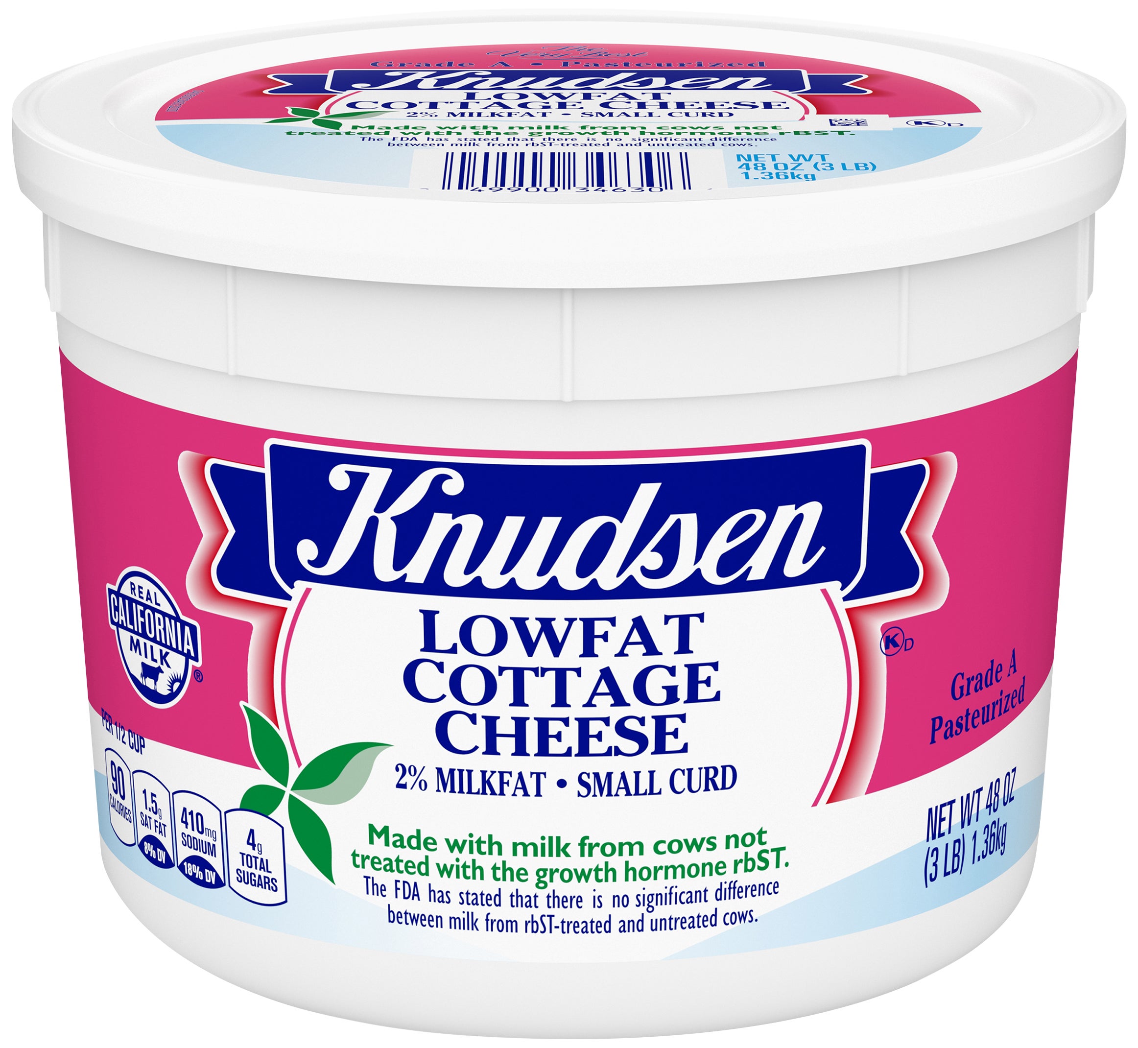 KNUDSEN COTTAGE CHEESE 3 LBS - $5.29 at Costco