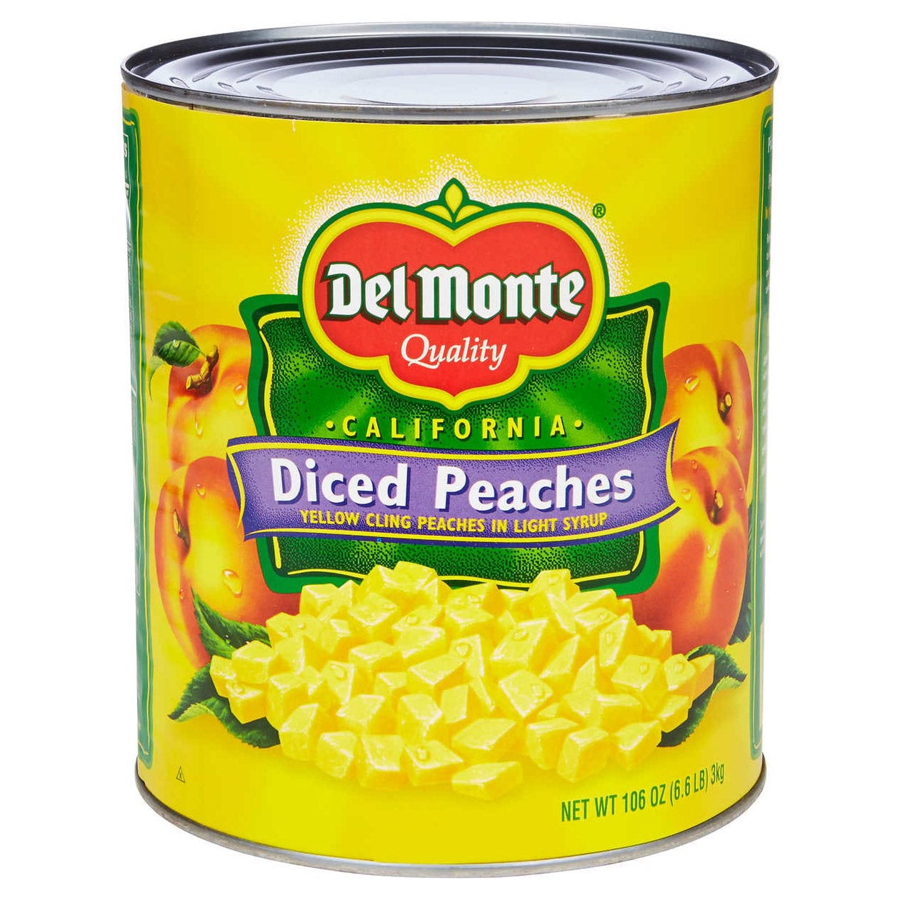 DEL MONTE DICED PEACHES #10 CAN - $8.69 at Costco