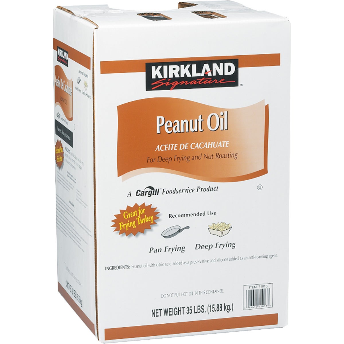 Kirkland Signature Peanut Oil 35 lb / 4.6 Gallon - $19.97 at Costco