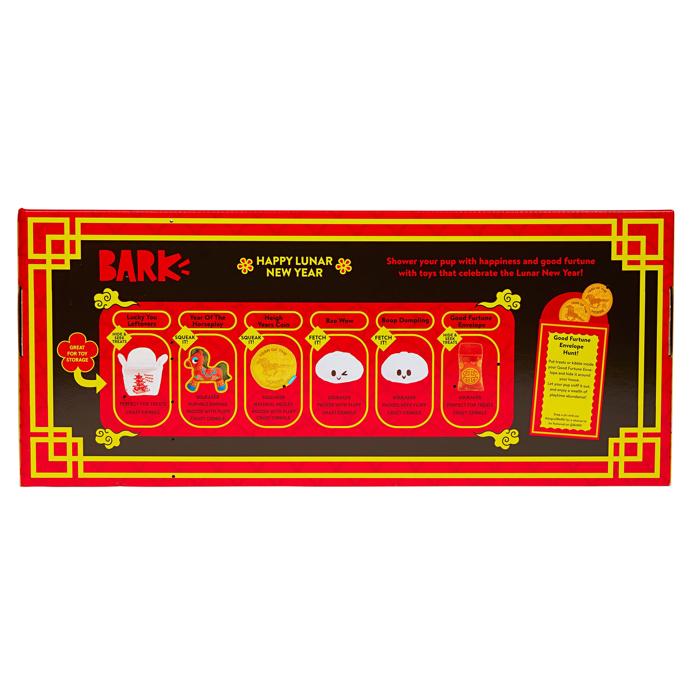 BARK LUNAR NEW YEAR TOYS 6 PK - $18.49 at Costco