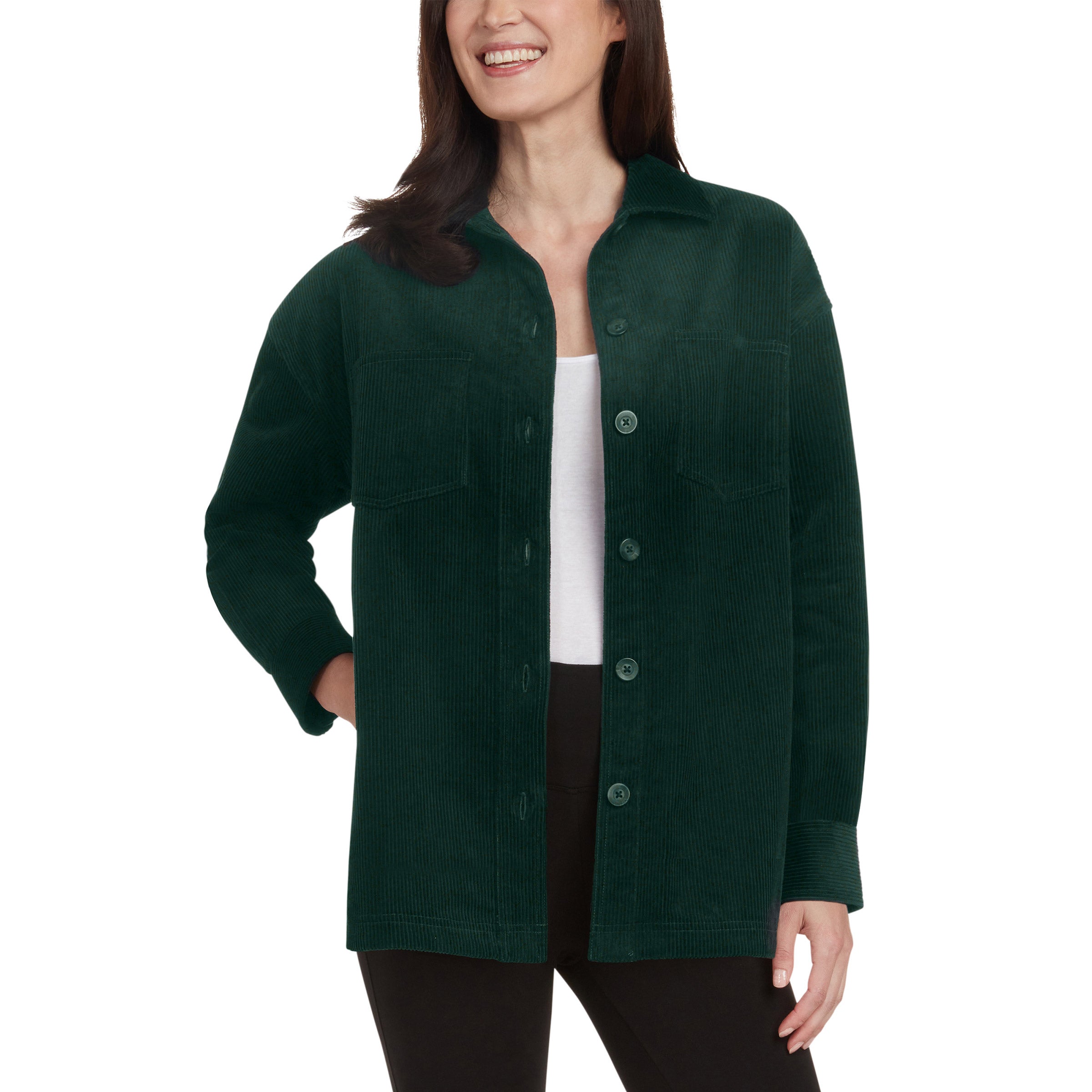 Boston Traders Women's Corduroy Shirt Jacket - $14.99 at Costco