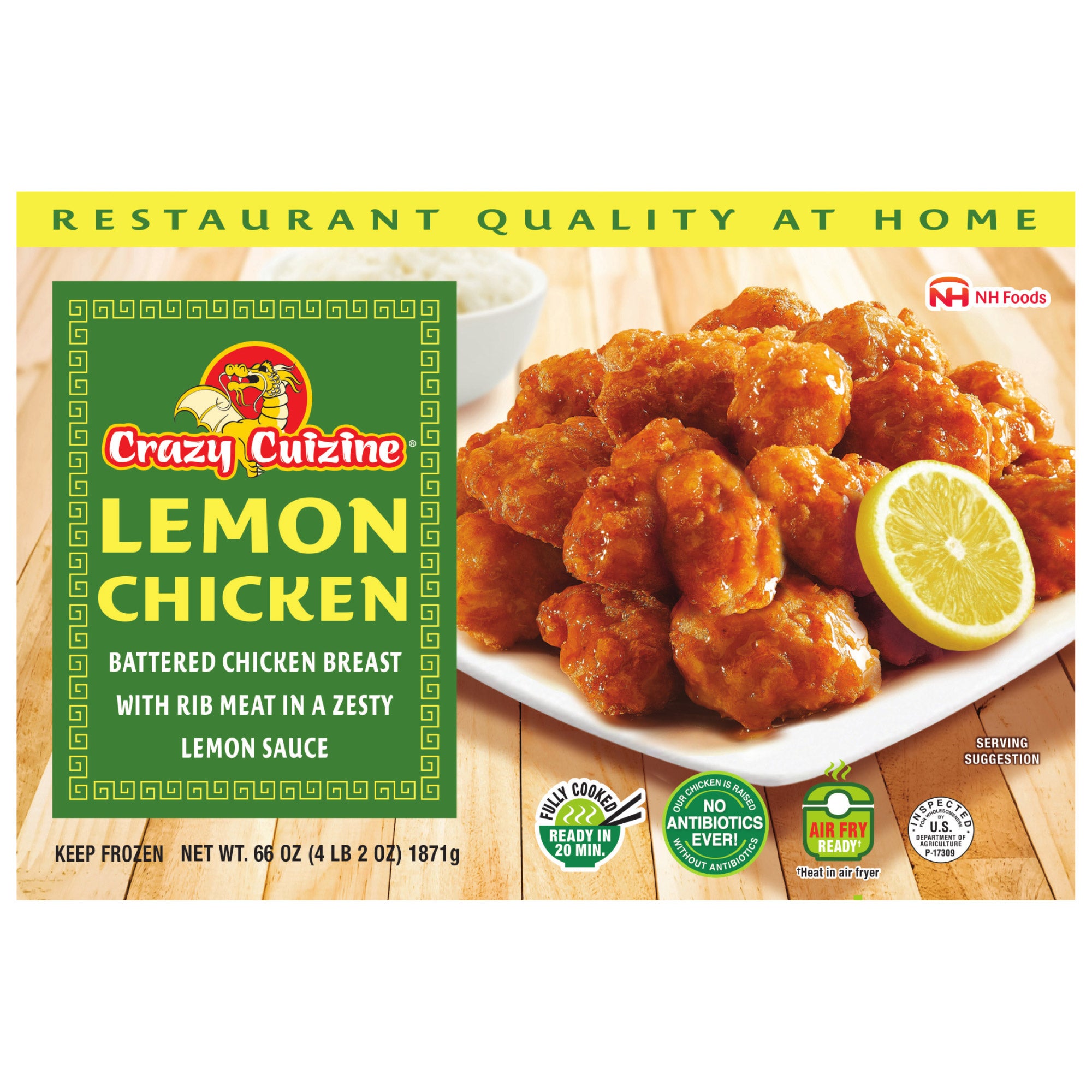 Crazy Cuizine Lemon Chicken, 66 oz - $5.97 at Costco