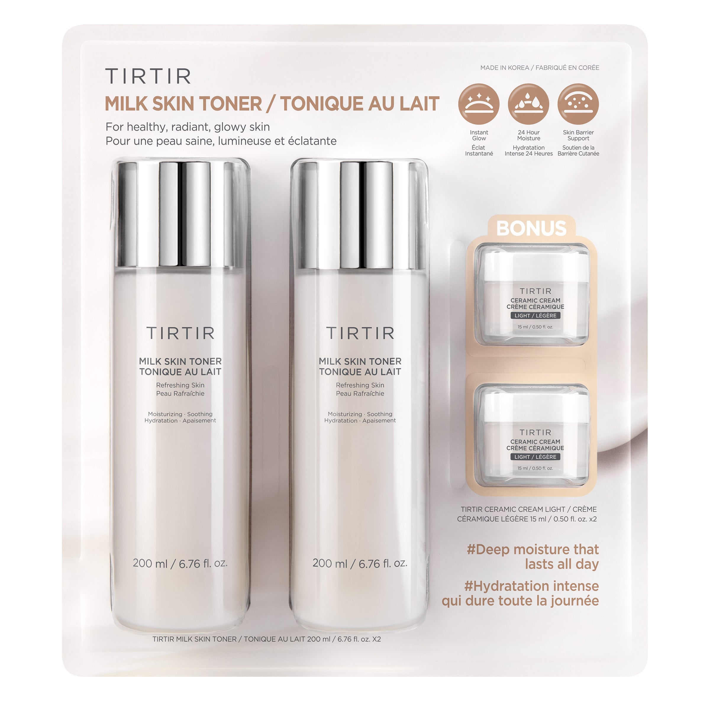 TIRTIR Milk Skin Toner 2-Pack, 6.76 FL OZ - $34.99 at Costco