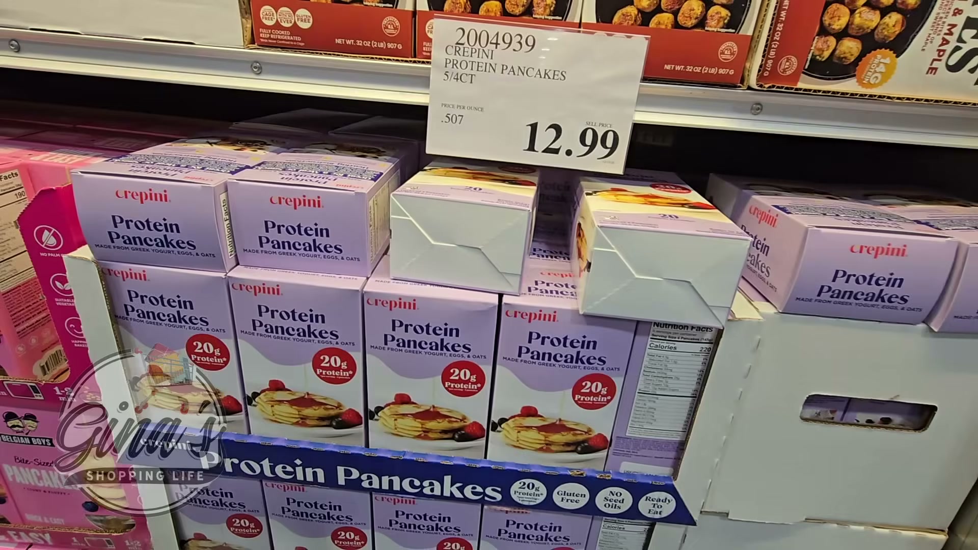 Crepini Protein Pancakes, 5-Pack (4 Pancakes Per Pack) - $12.99 at Costco