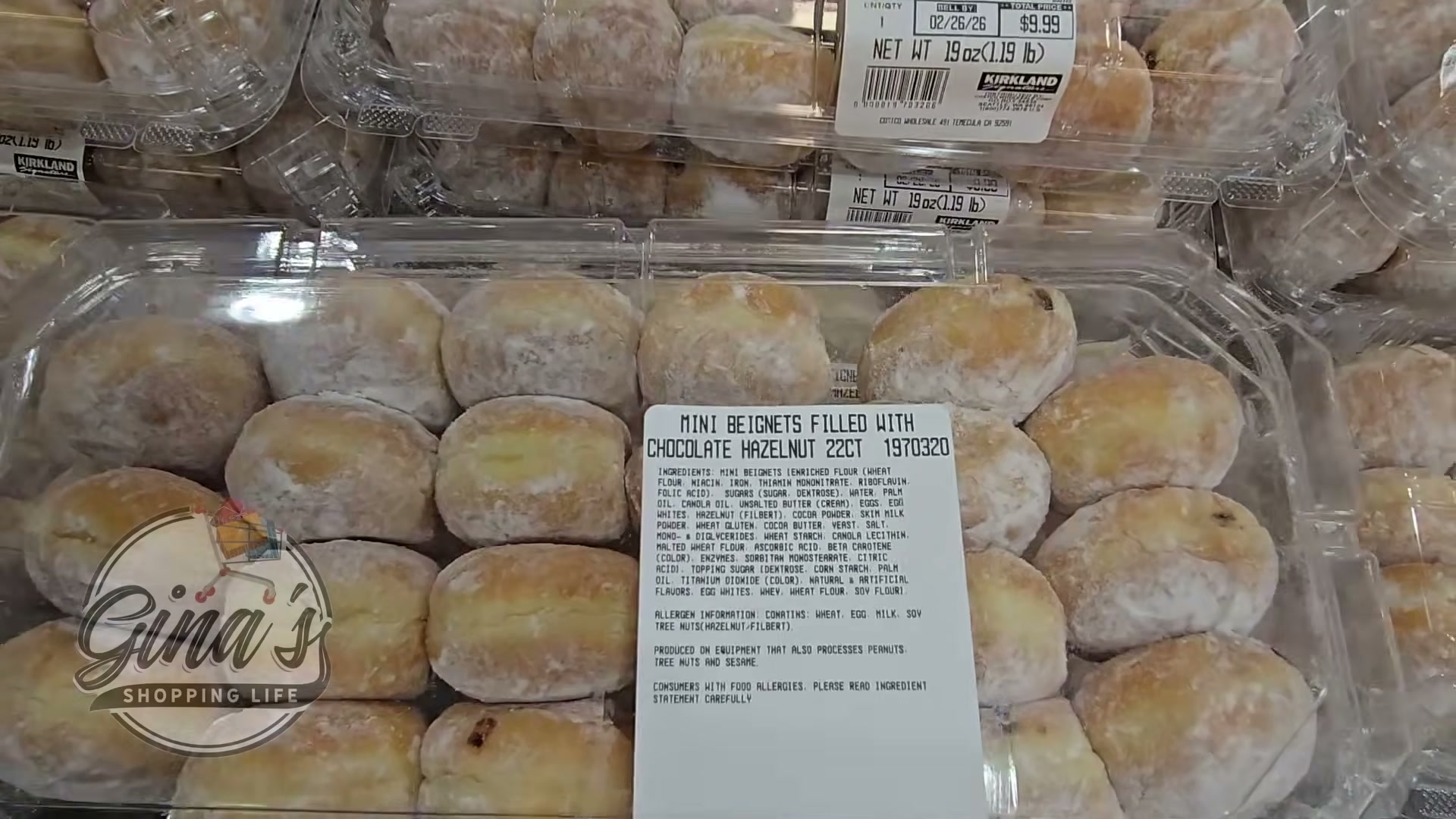 Mini Beignets Filled with Chocolate Hazelnut 22 Count - $9.99 at Costco