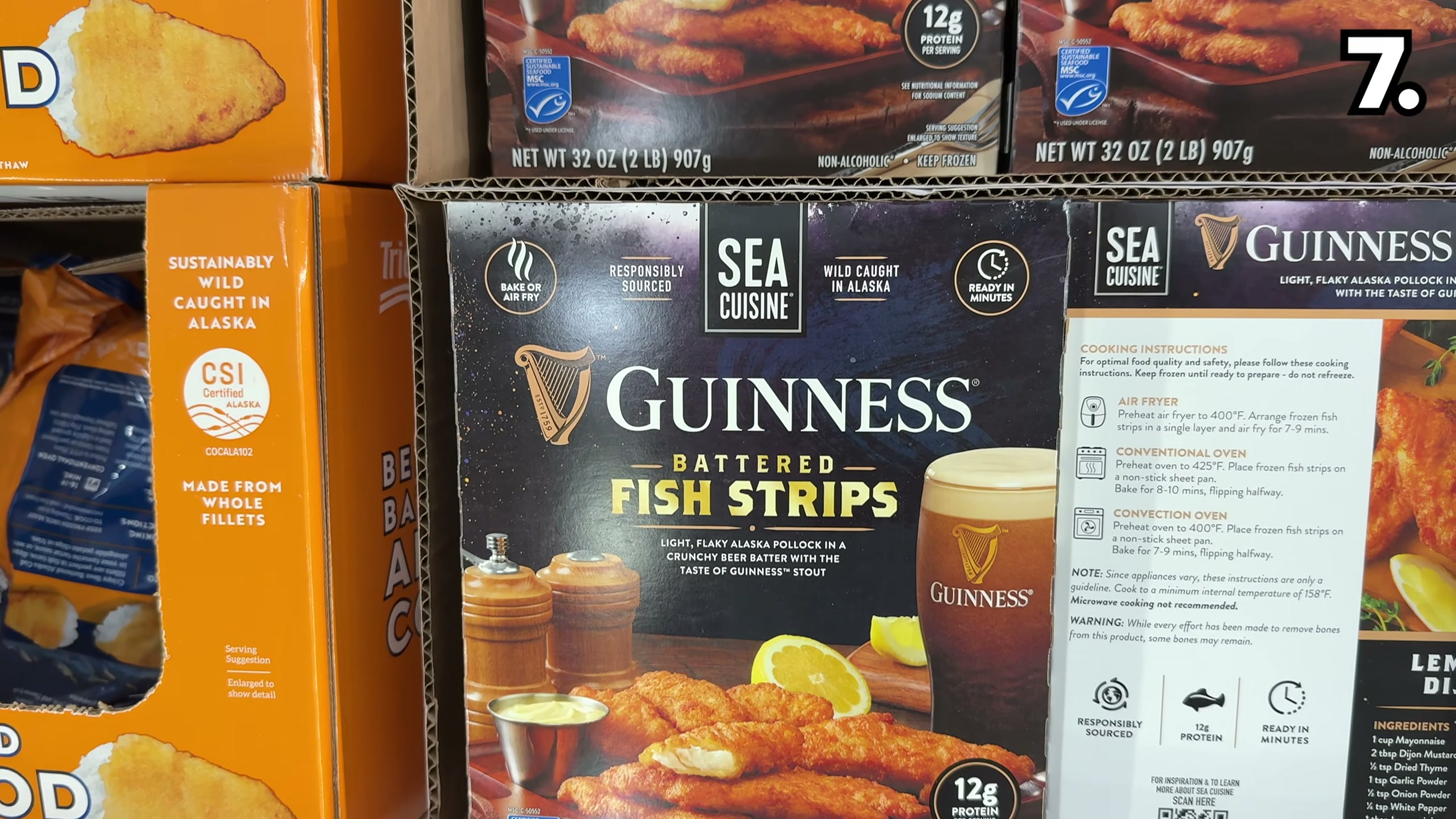 Sea Cuisine Guinness Battered Fish Strips, 2 lbs - $12.49 at Costco