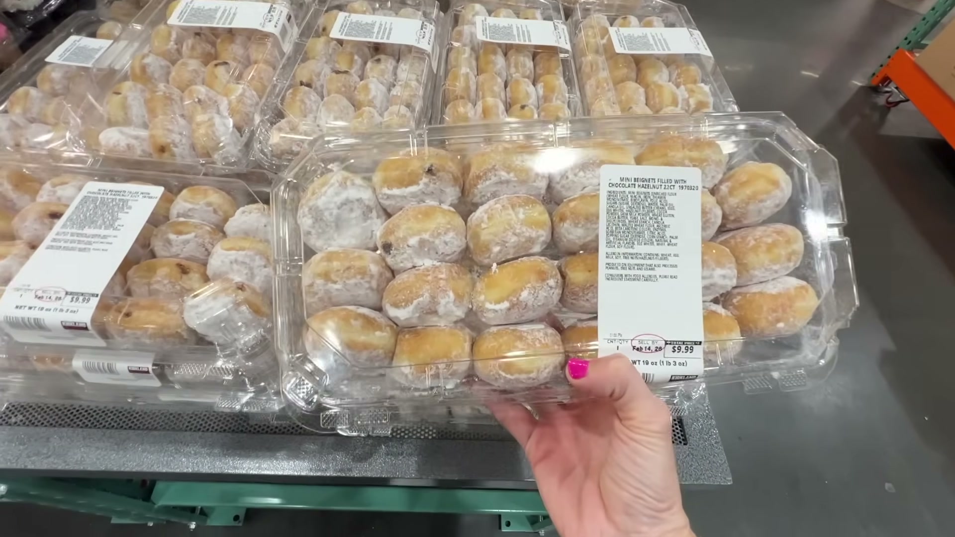 Mini Beignets Filled with Chocolate Hazelnut 22 Count - $9.99 at Costco