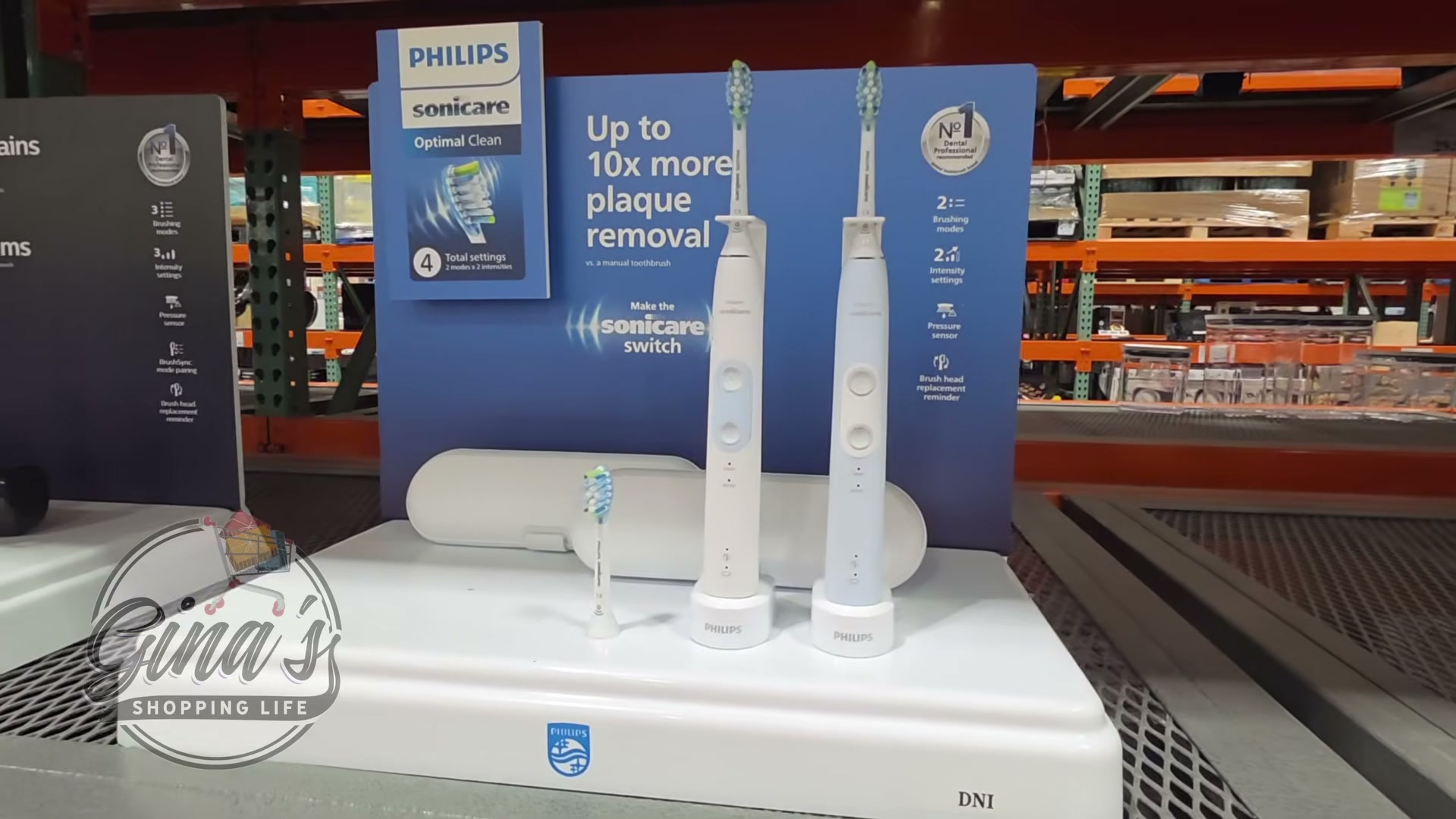 Philips Sonicare Optimal Clean Rechargeable Electric Toothbrushes, 2 ...