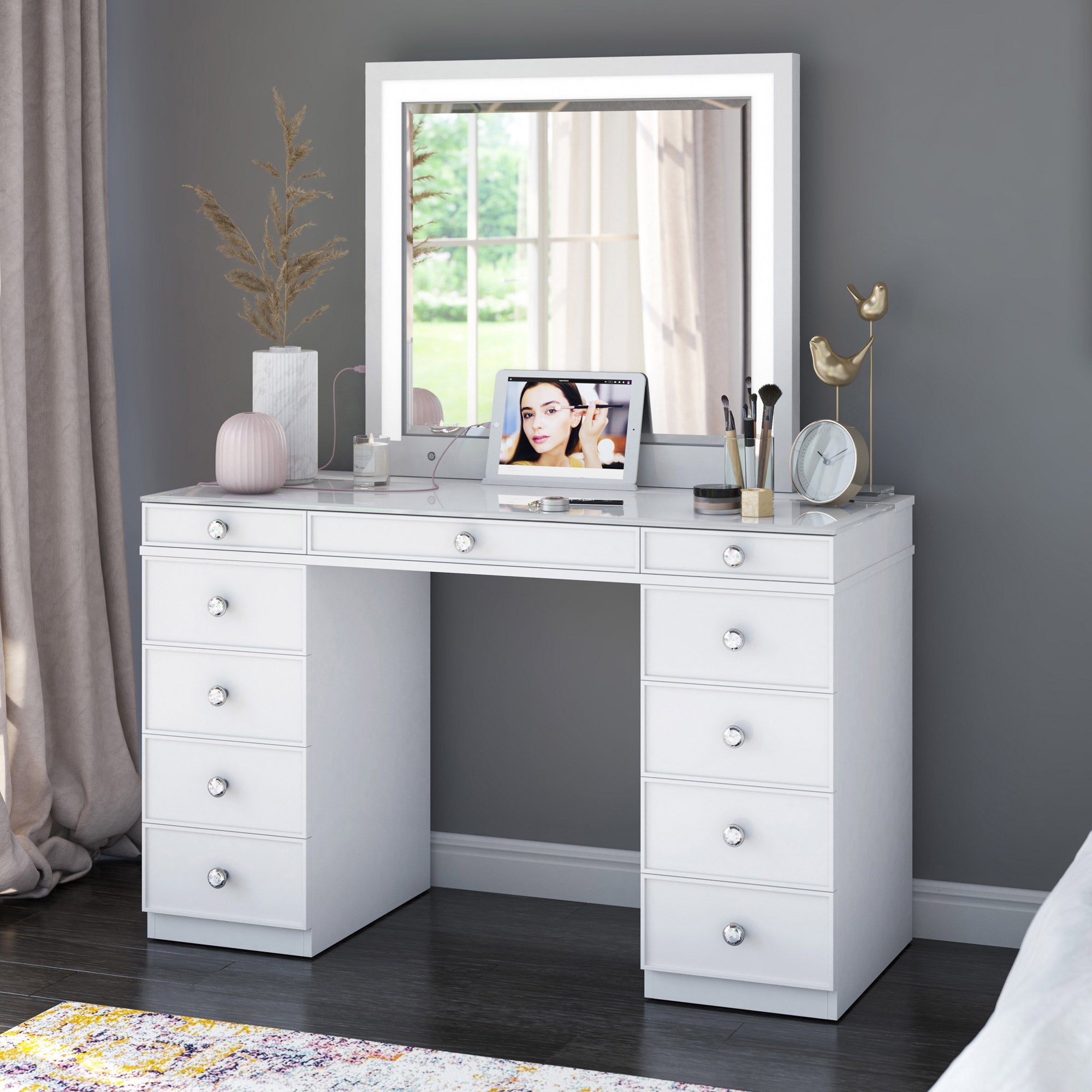 Tresanti Alexandra Vanity Double Pedestal (#1656672) - $599.99