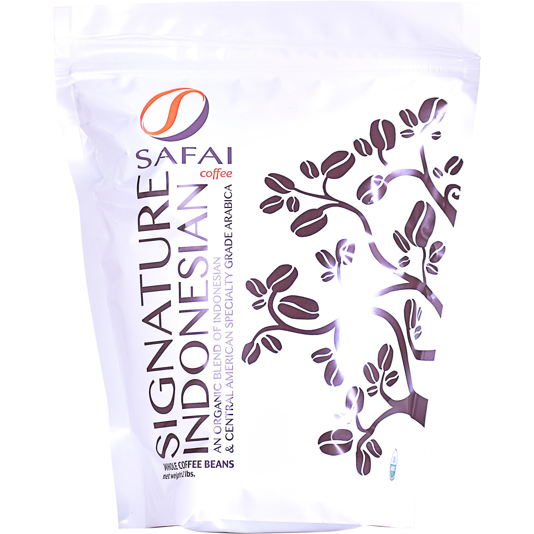 Safai Coffee Organic Indonesian Blend, 2 Pound Bag (#1224110) - $17.99