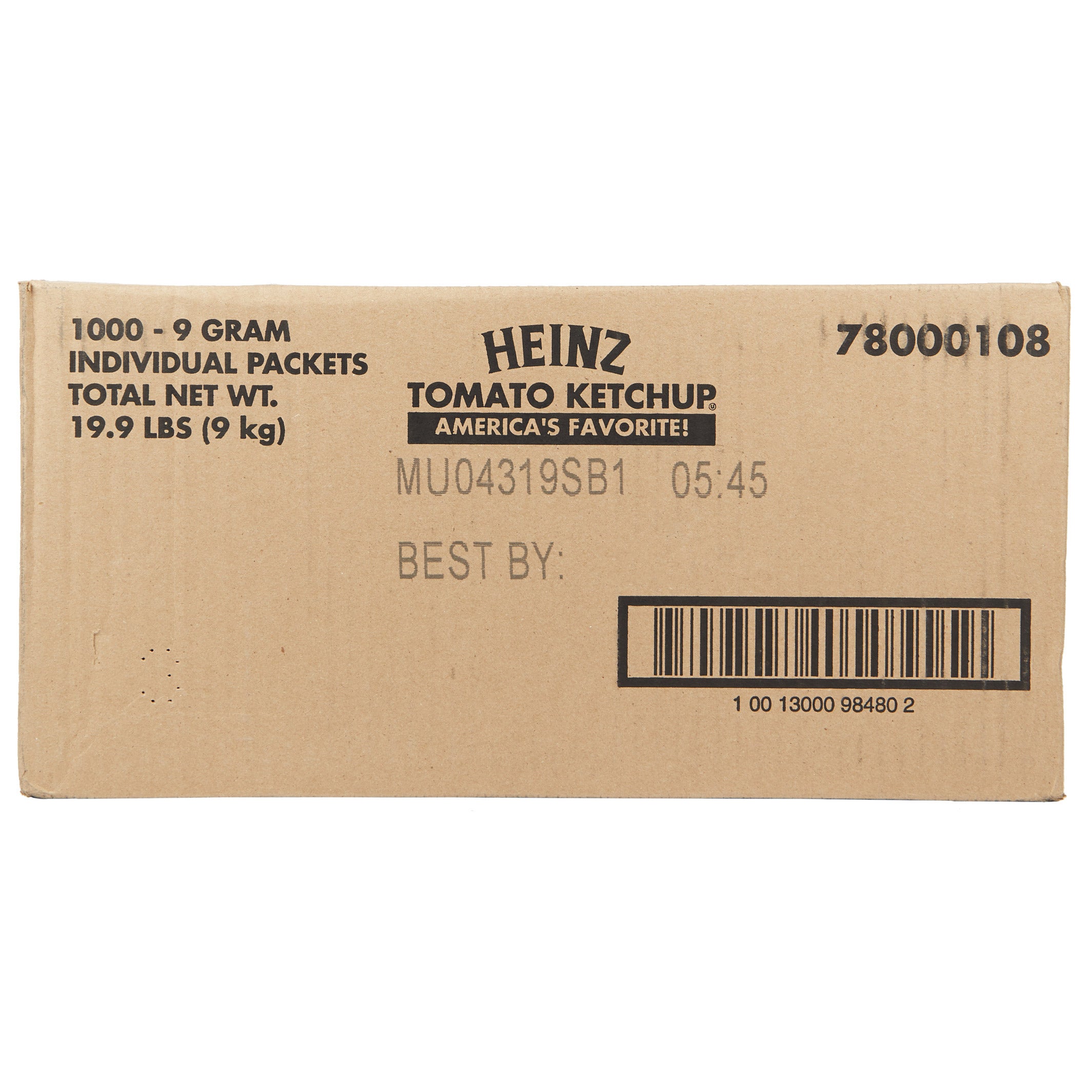 Heinz Tomato Ketchup, Portion Packets, 1000 Count - $38.49 at Costco