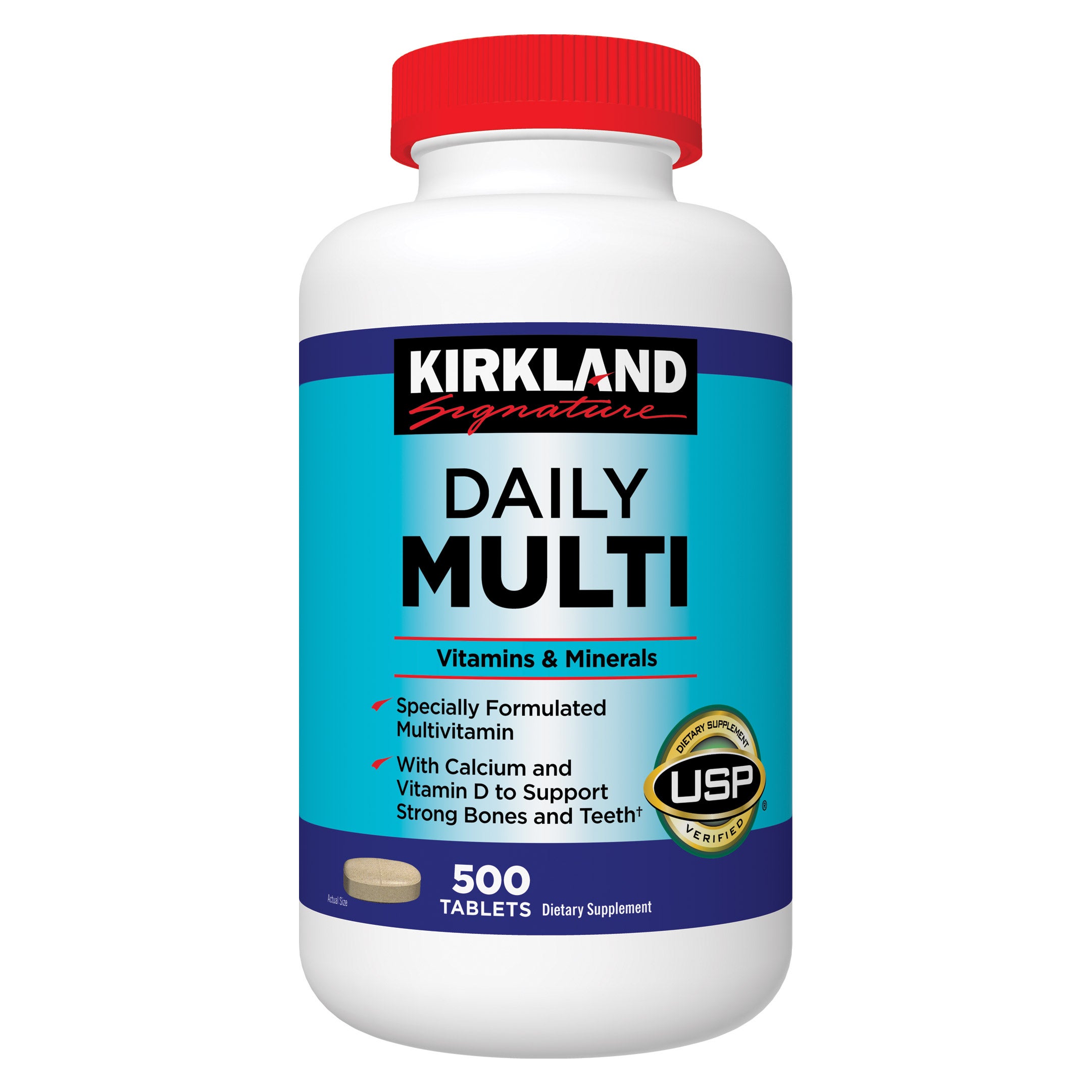 Kirkland Signature Daily Multi Vitamin 500 Tablets (#416076) - $12.99 ...