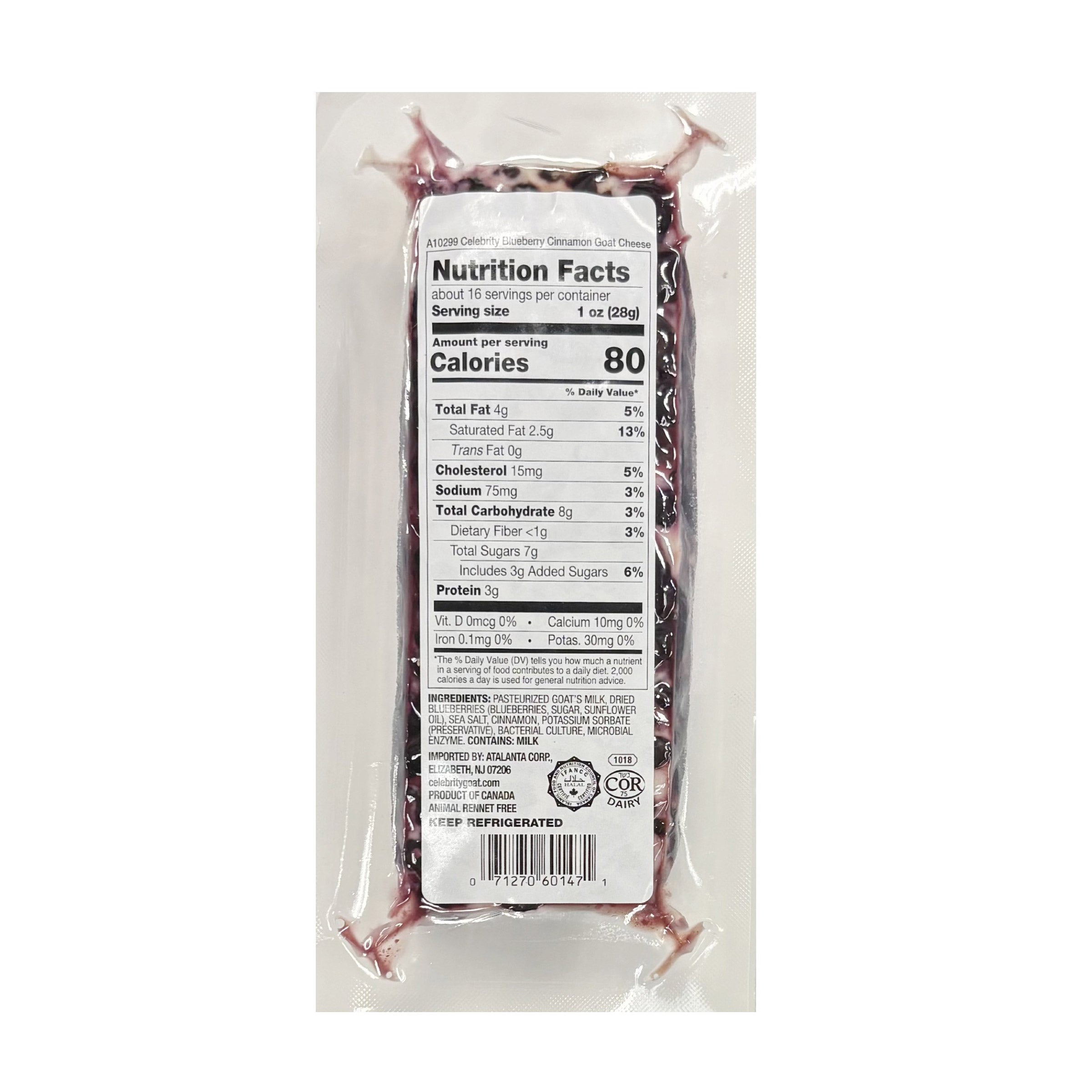 Celebrity Blueberry & Cinnamon Goat Cheese 16 oz - $9.79 at Costco