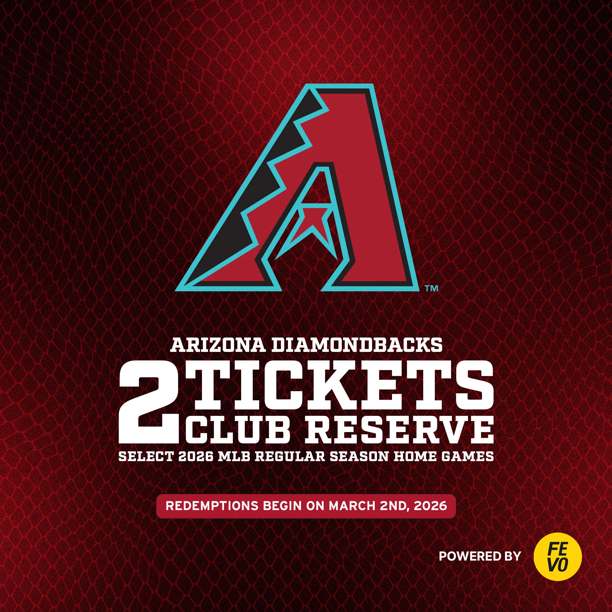 Arizona Diamondbacks 2 Club Reserve Tickets - Item is Non-Refundable ...