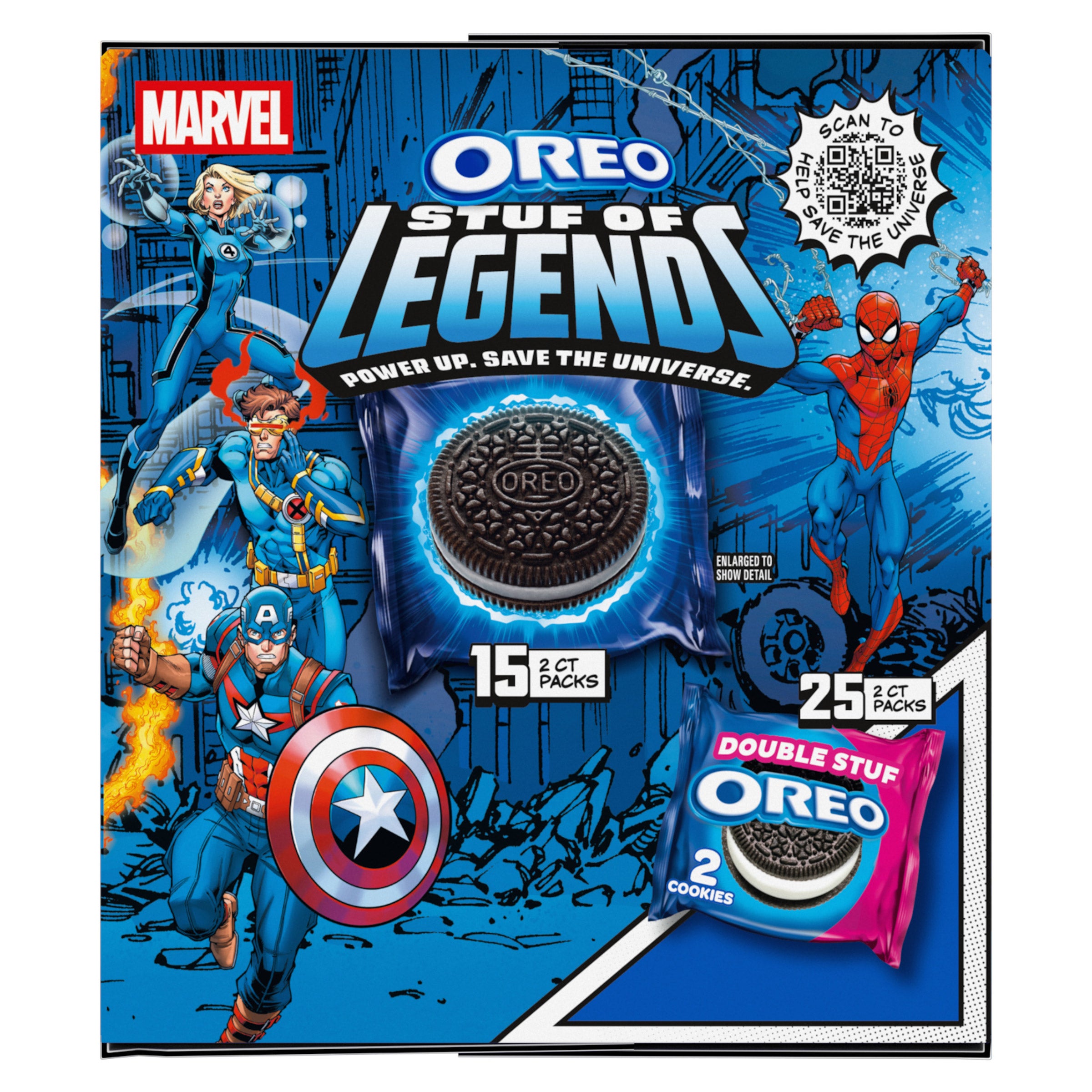 NABISCO MARVEL OREO 40/1.02OZ (2.55LBS) - $13.99 at Costco