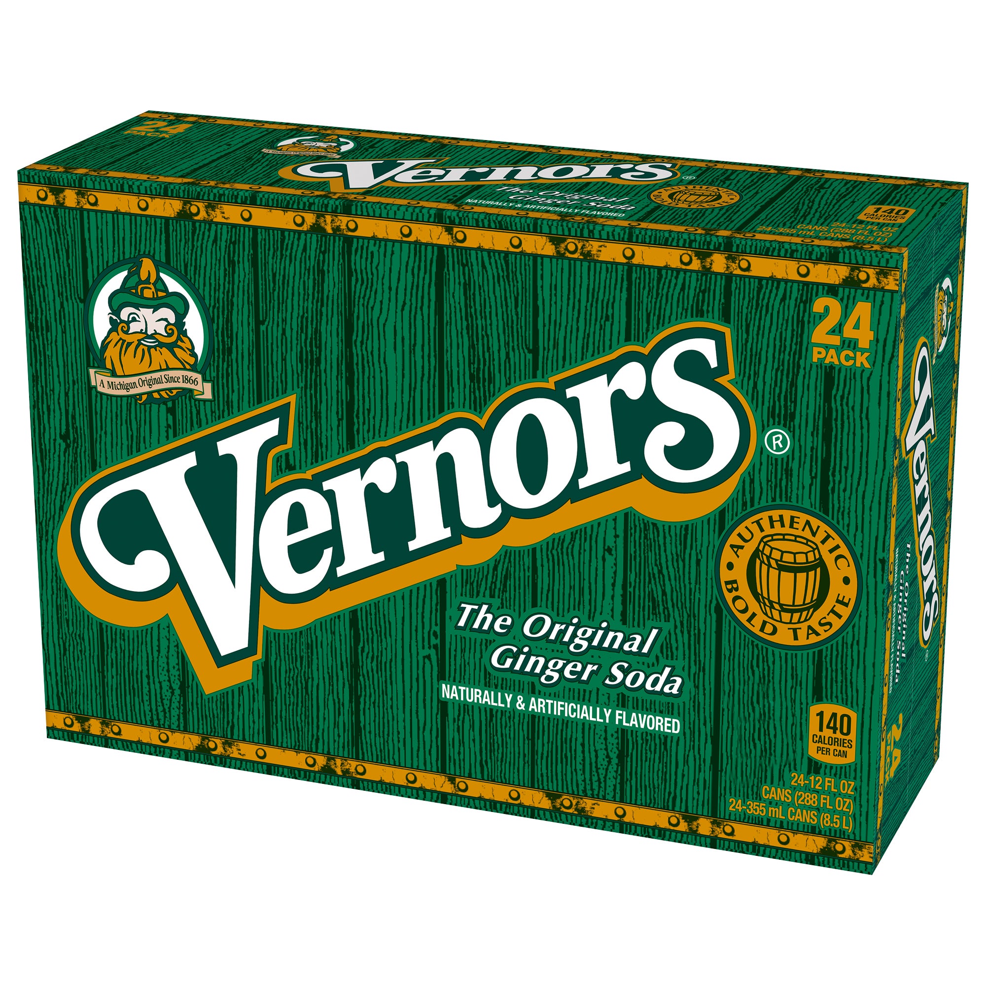 Vernors Ginger Ale 24/12 oz Cans - $9.99 at Costco