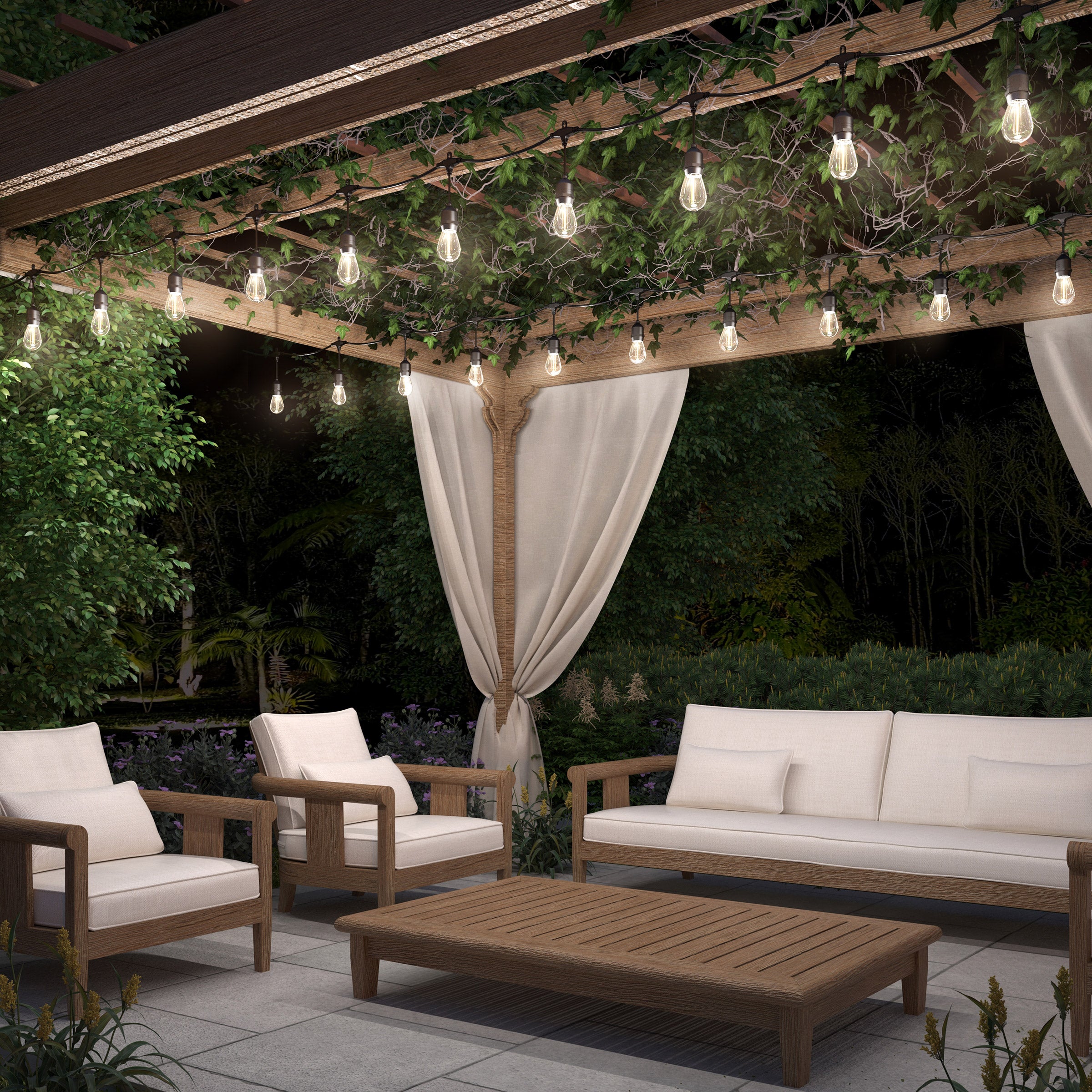 Artika Eclipse 20 LED Bulb Solar String Lights - $31.99 at Costco