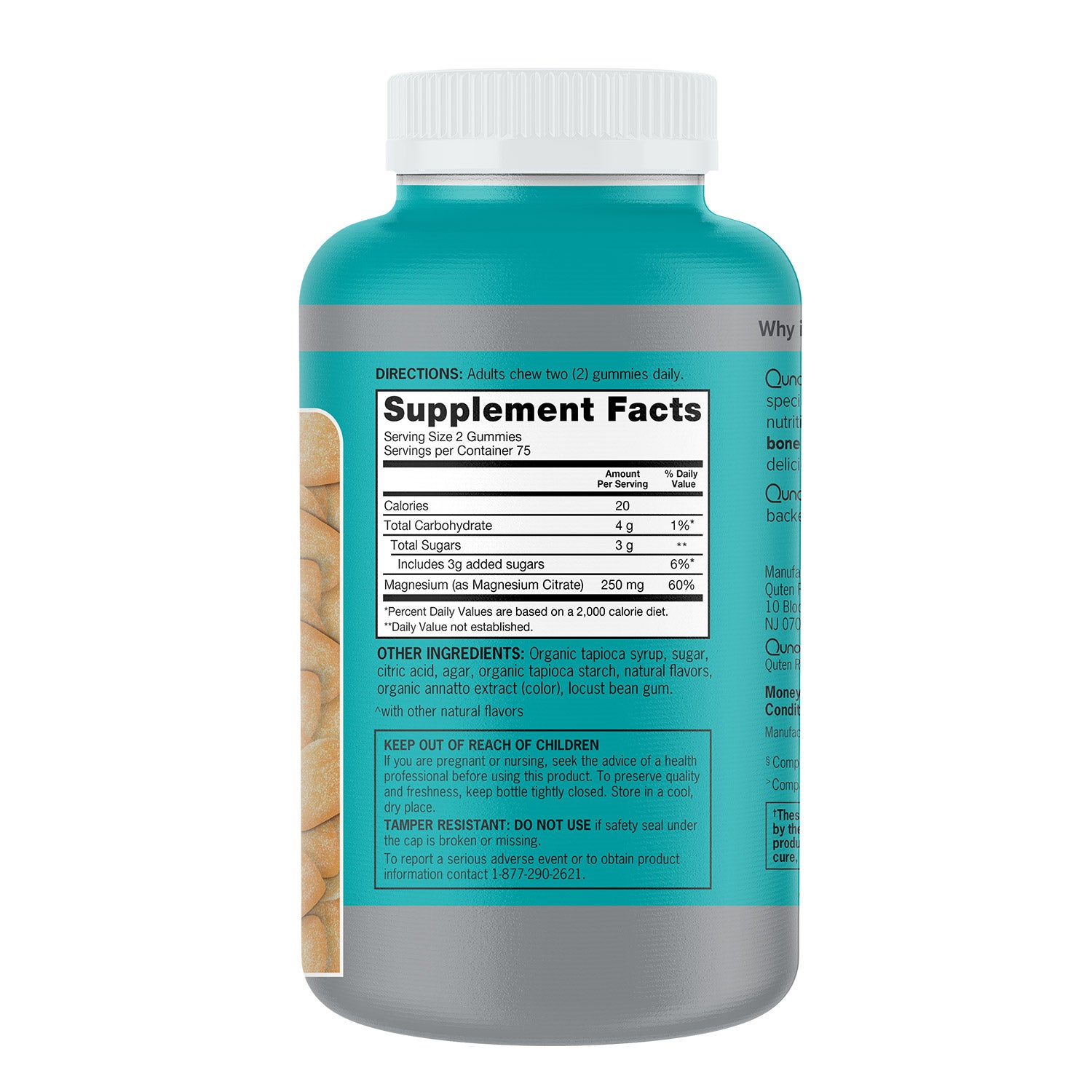 Qunol Magnesium Citrate 250mg Gummy 150 CT - $19.99 at Costco