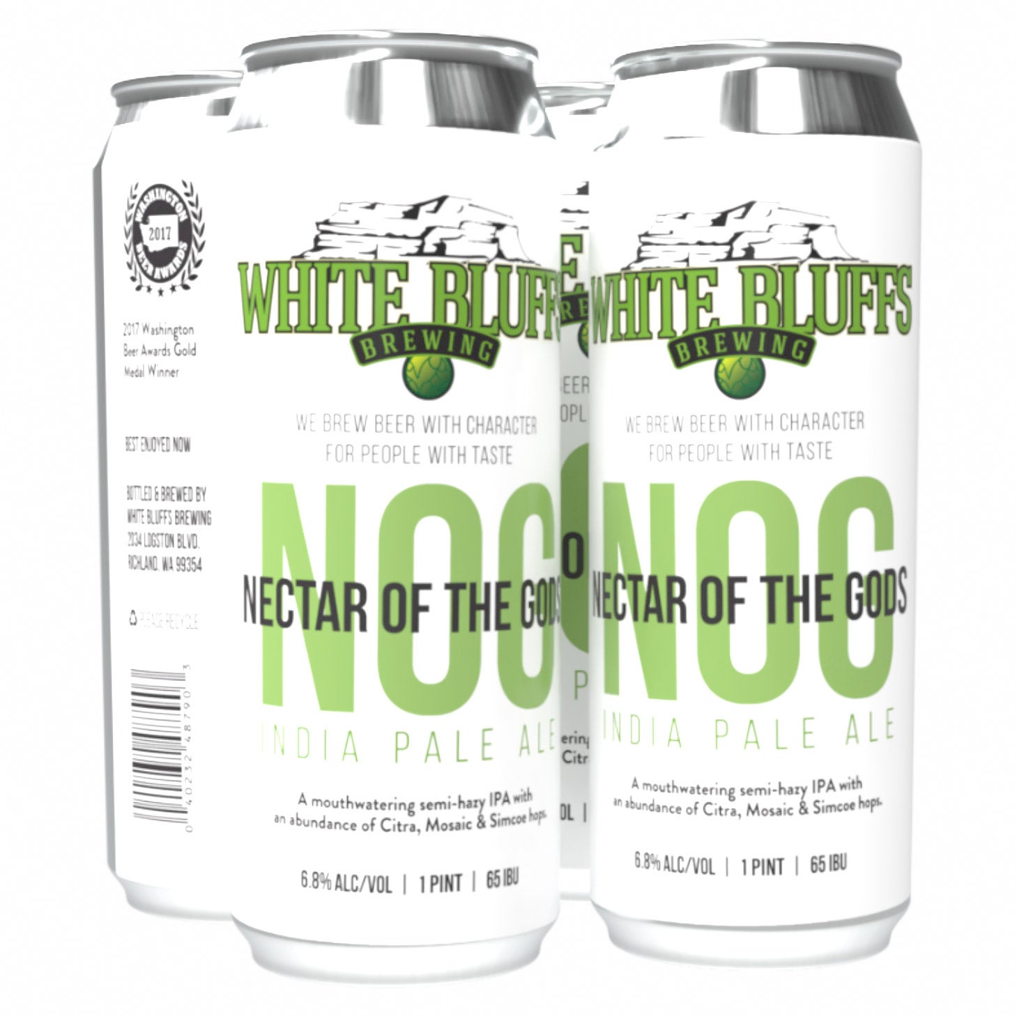 White Bluffs Nectar of the Gods IPA 4-Pack 16oz Cans (#1973089) - $12.49