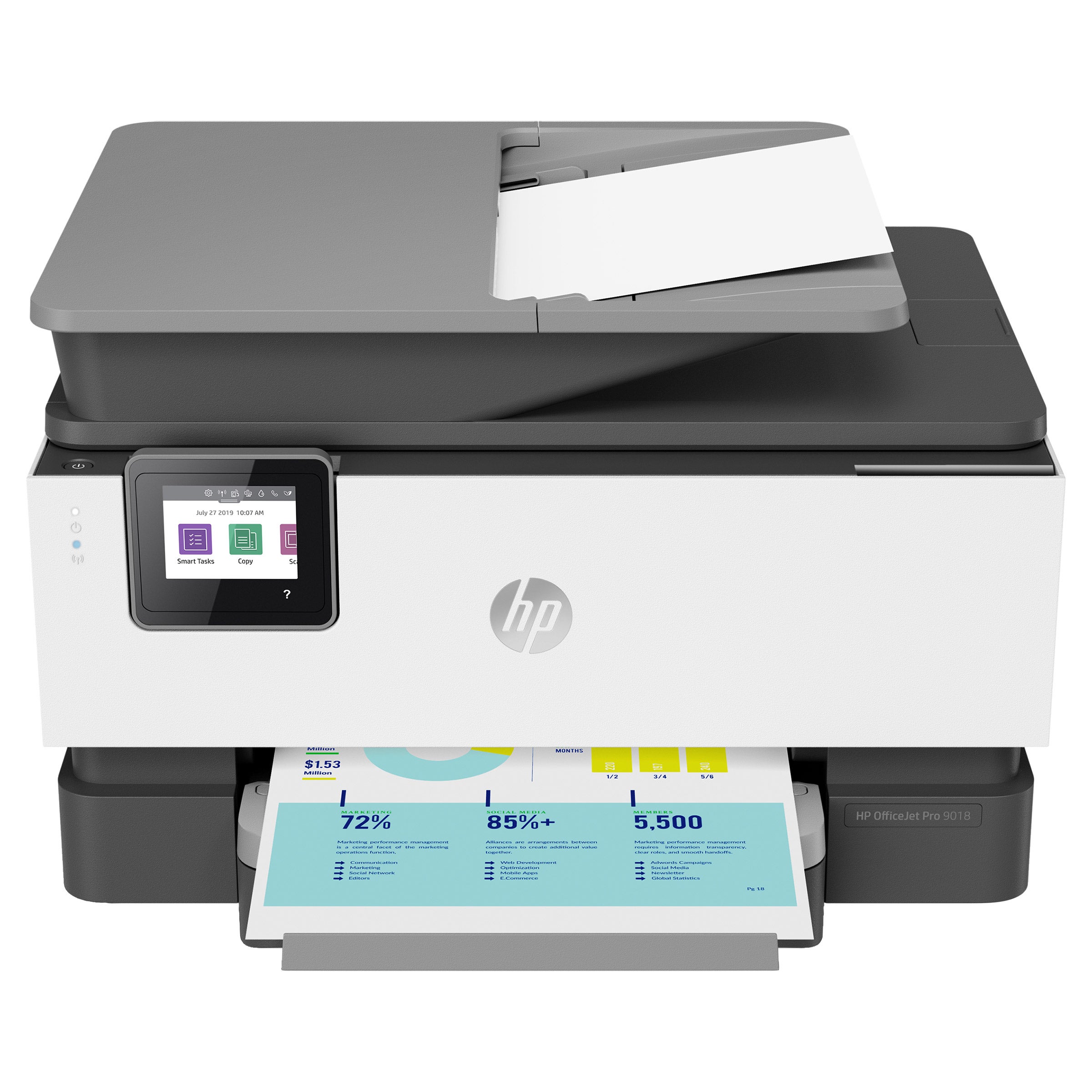 HP OfficeJet Pro 9018 All-in-One Print, Scan, Copy, Fax (#1323639 ...