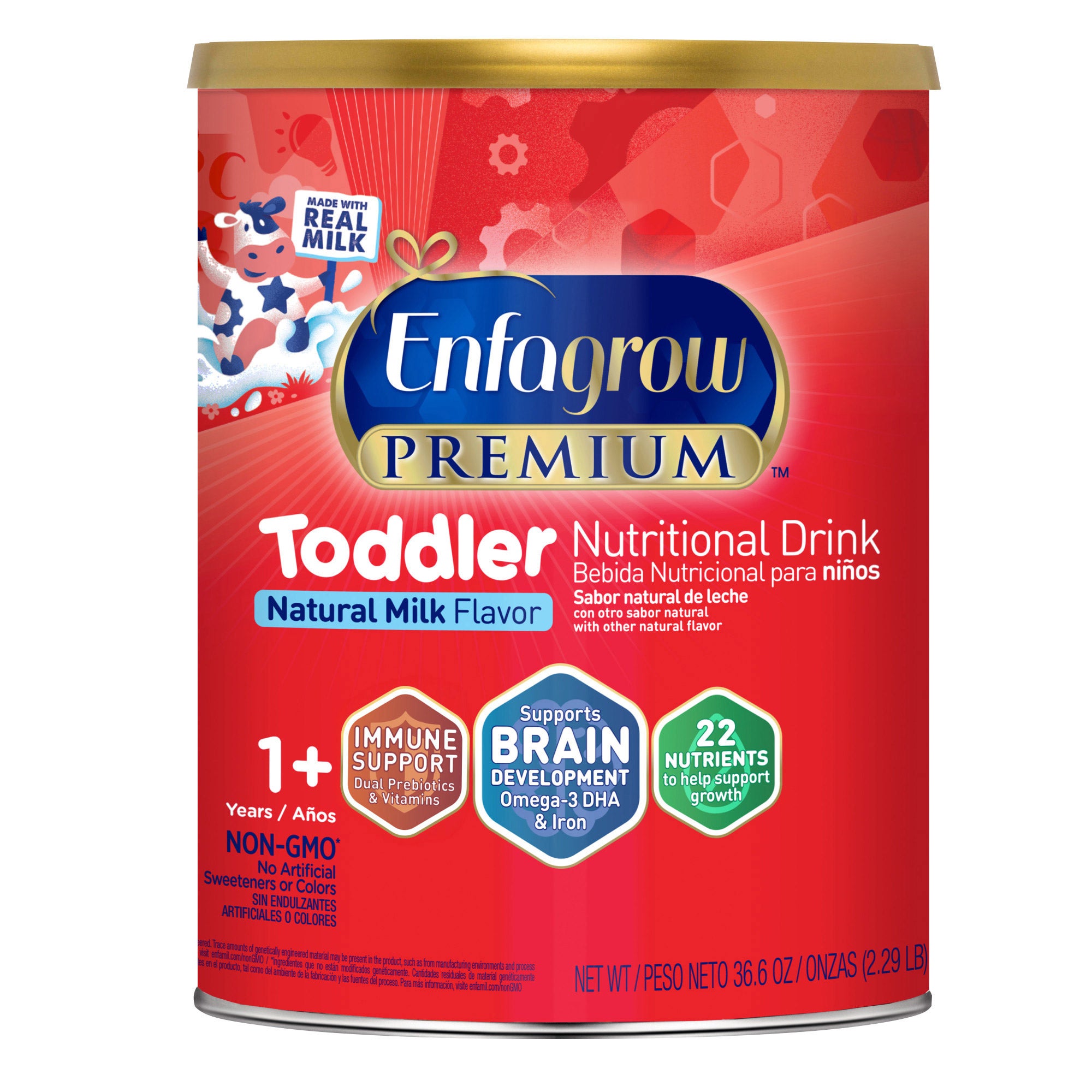 Enfagrow Premium Toddler Formula Non-GMO Next Step 36.6 oz (#1101956 ...