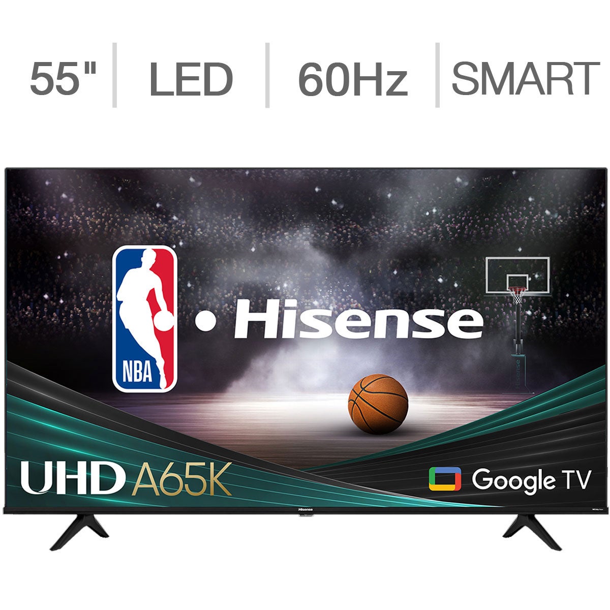 Hisense 55A65K 55" Class (54.6" Diag) 4K UHD LED LCD TV (#9055065 ...