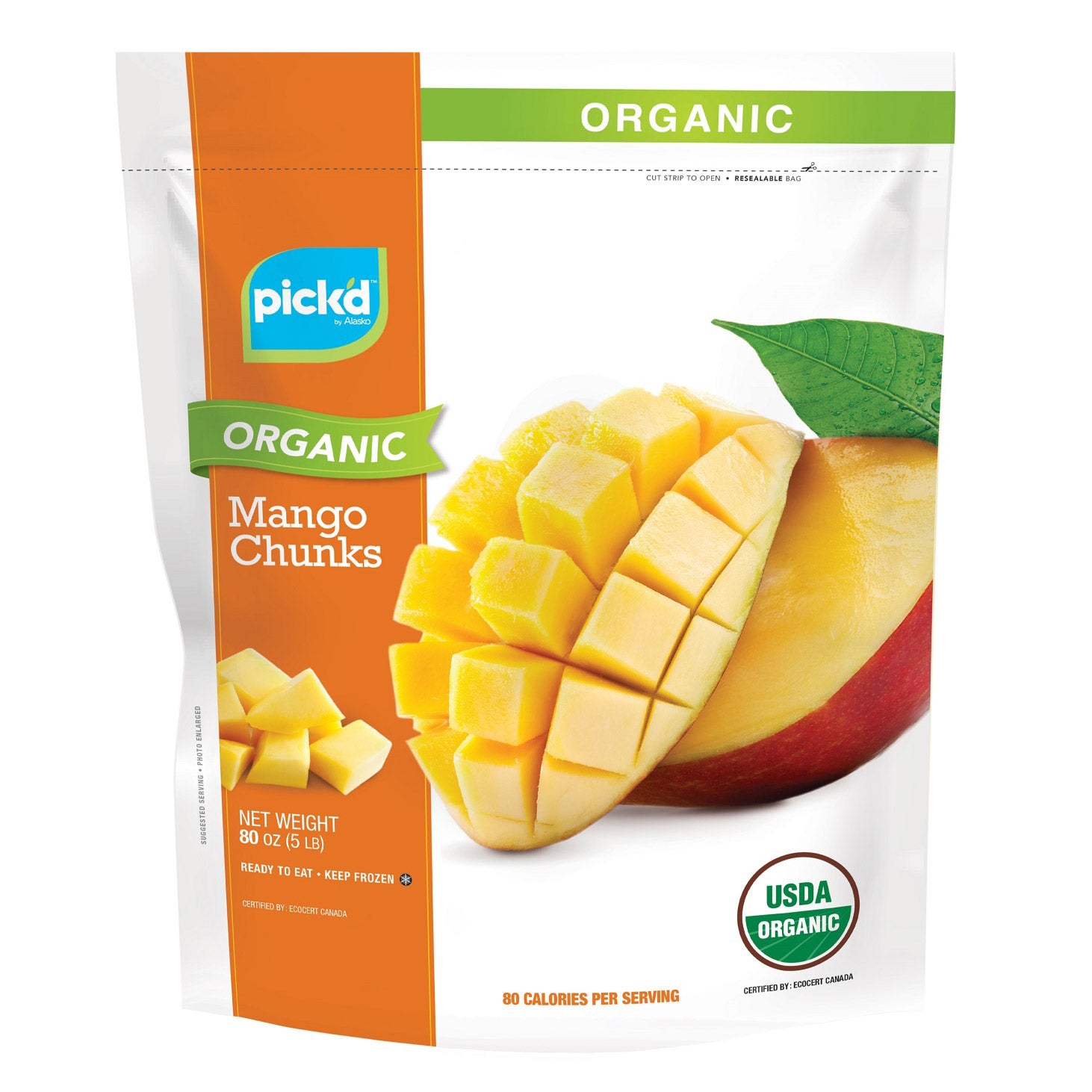 Pick'd Organic Mango Chunks 5 lbs (#1633654) - $9.99 (down from $11.49)