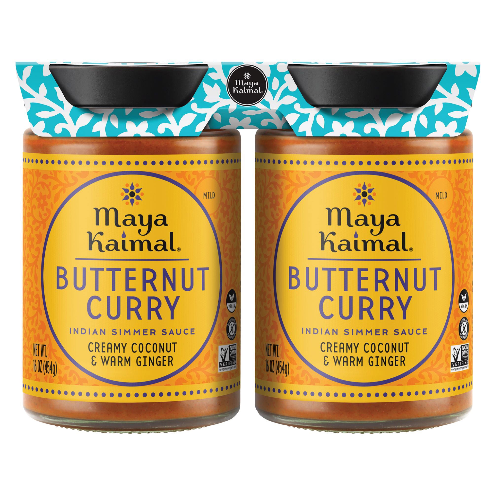 Maya Kaimal Butternut Curry Indian Simmer Sauce, 2-Pack 16 oz Each ...