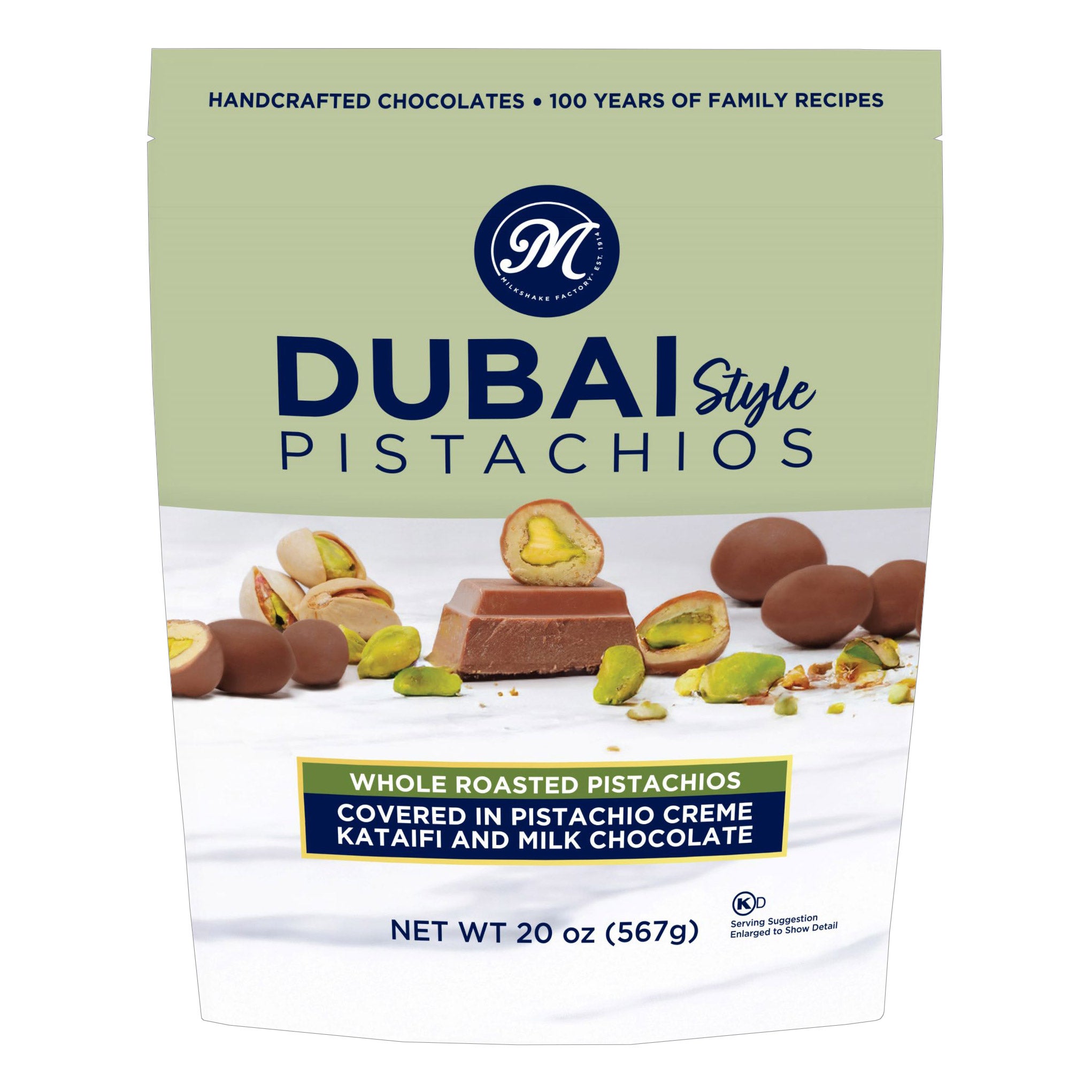 MilkShake Factory Dubai Style Pistachios 20 oz (#1977417) - $9.97