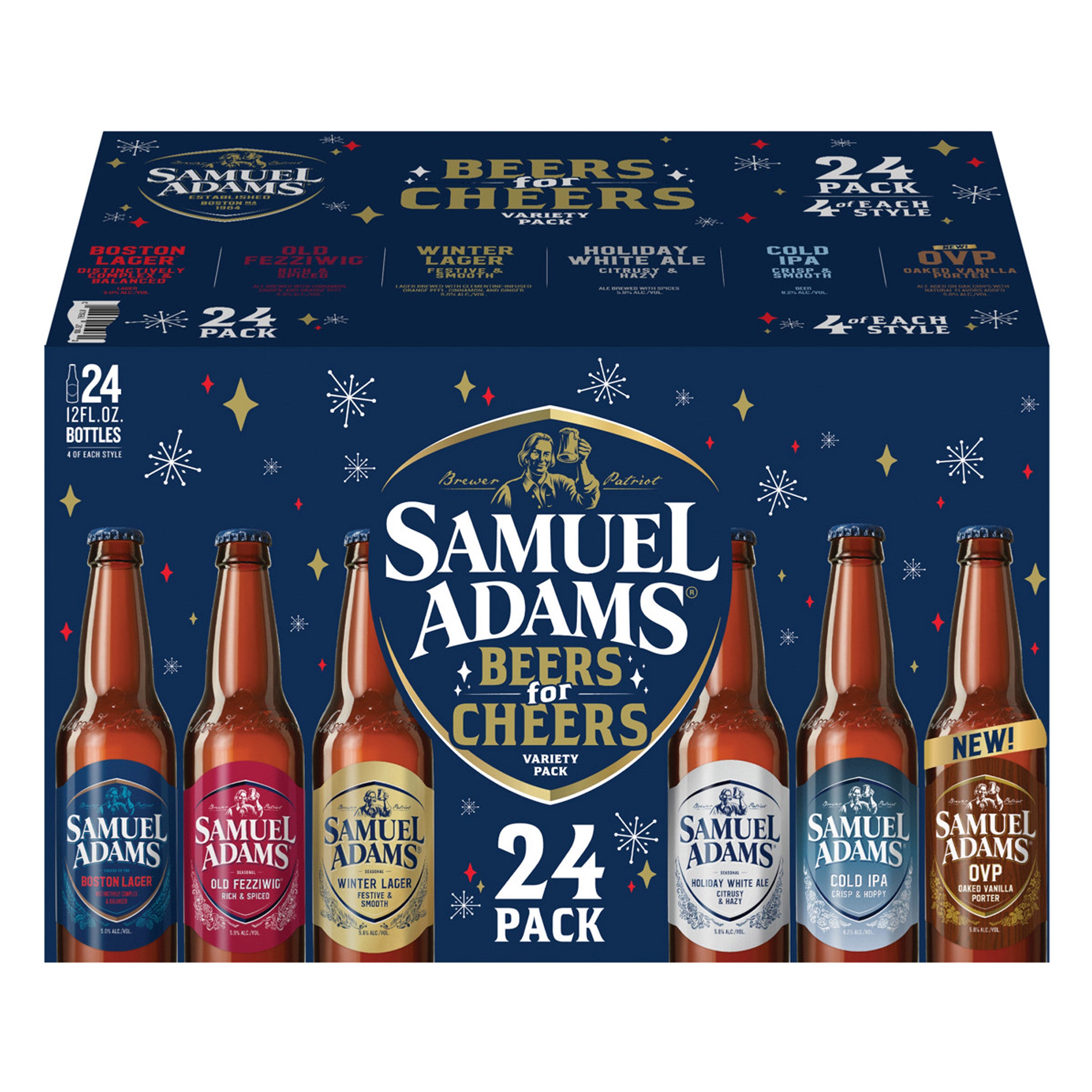 Samuel Adams Winter Classics Variety Pack 24/12 oz Bottles (#12391 ...