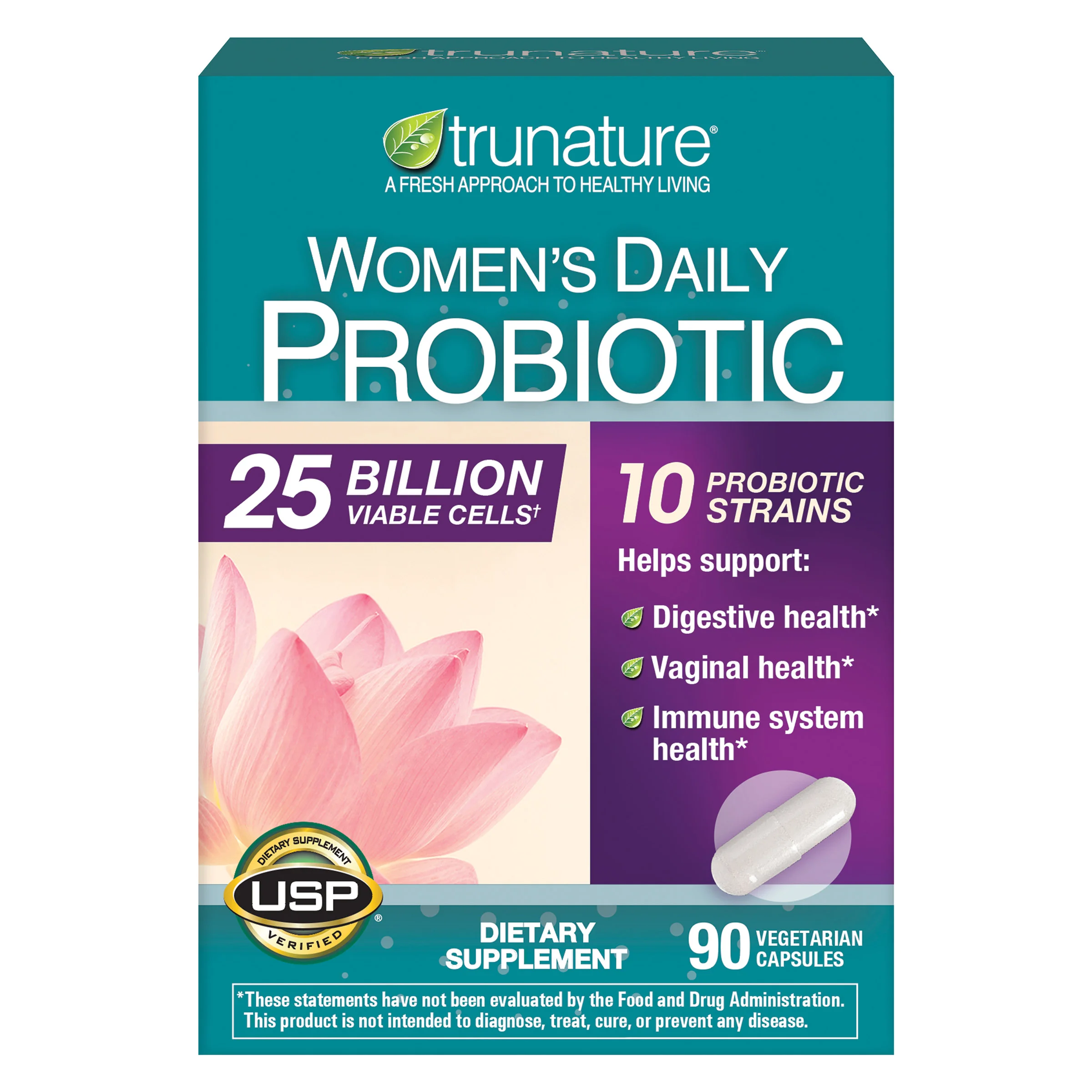 trunature Women's Daily Probiotic 90 Capsules (#1423302) - $19.99
