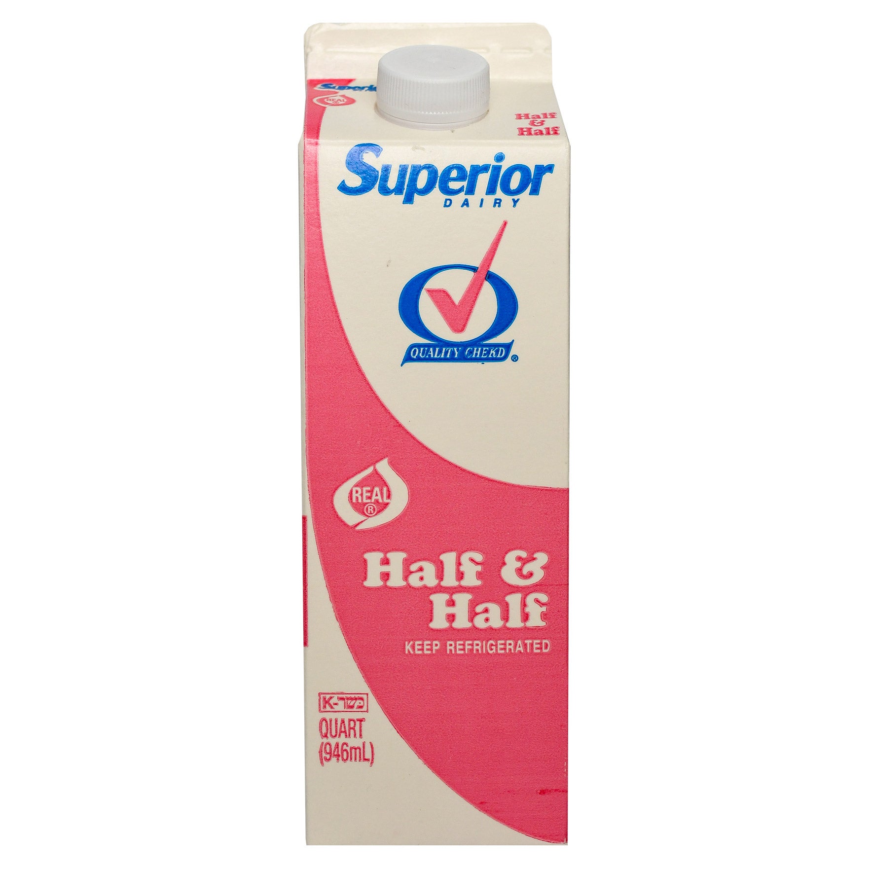 Superior Half & Half 32 Ounce Carton (#1851114) - $1.99 (down from $2.29)