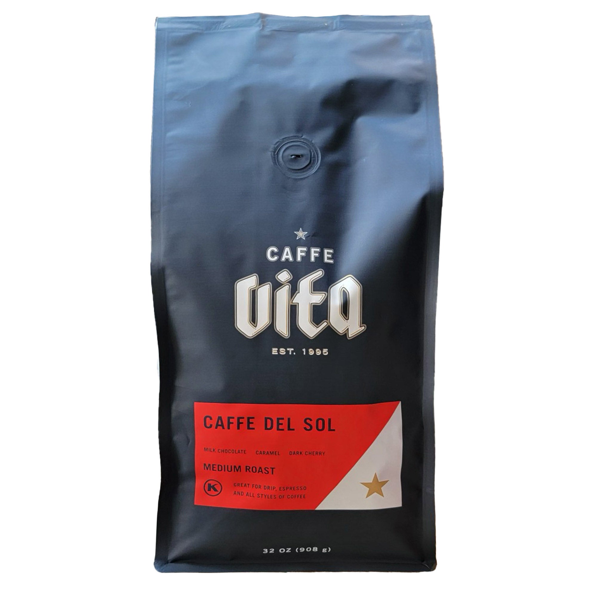 Caffe Vita Caffe Del Sol Blend 2 lbs Whole Bean Coffee (#1517525) - $25.99