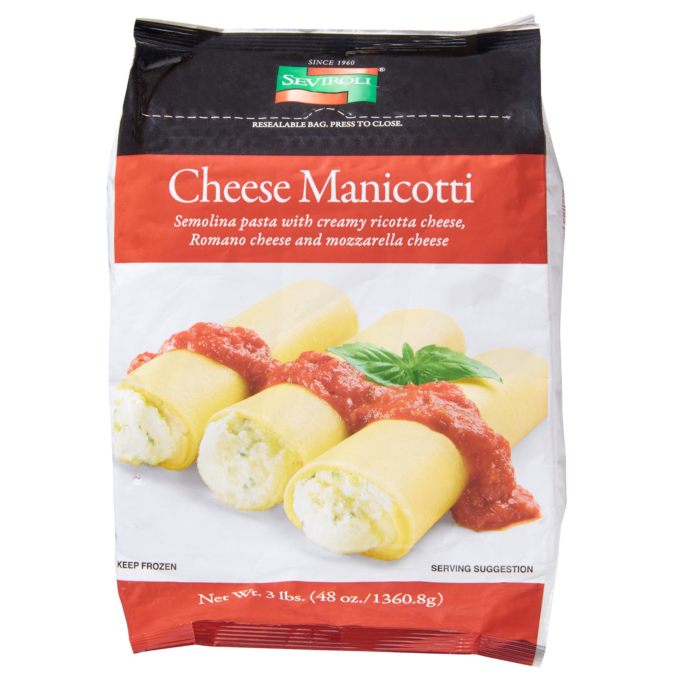 Seviroli Crepe Manicotti 3 lbs (#2001615) - $8.59