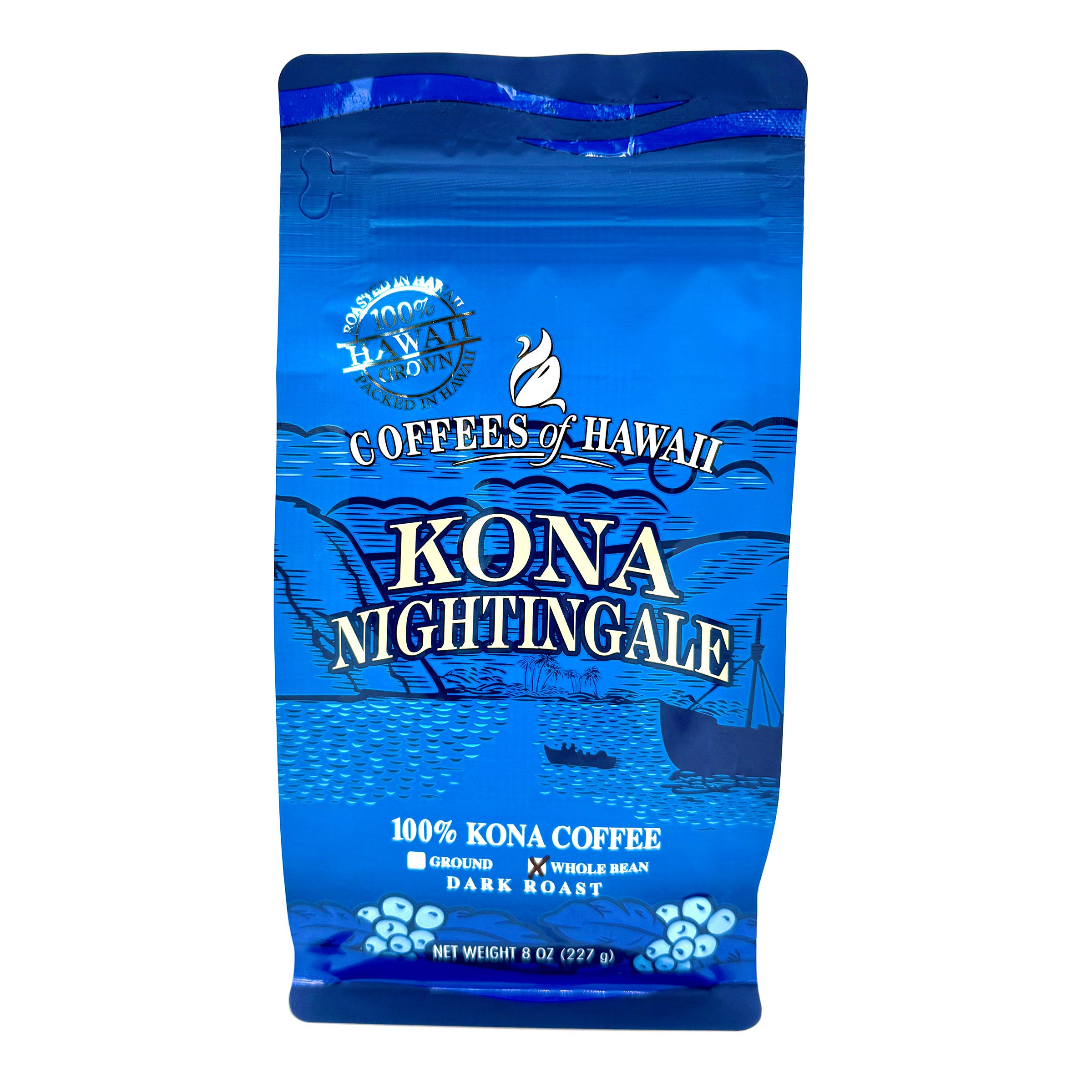 Coffees of Hawaii Nightingale 100% Kona Coffee 8 oz (#2006595) - $22.69 ...