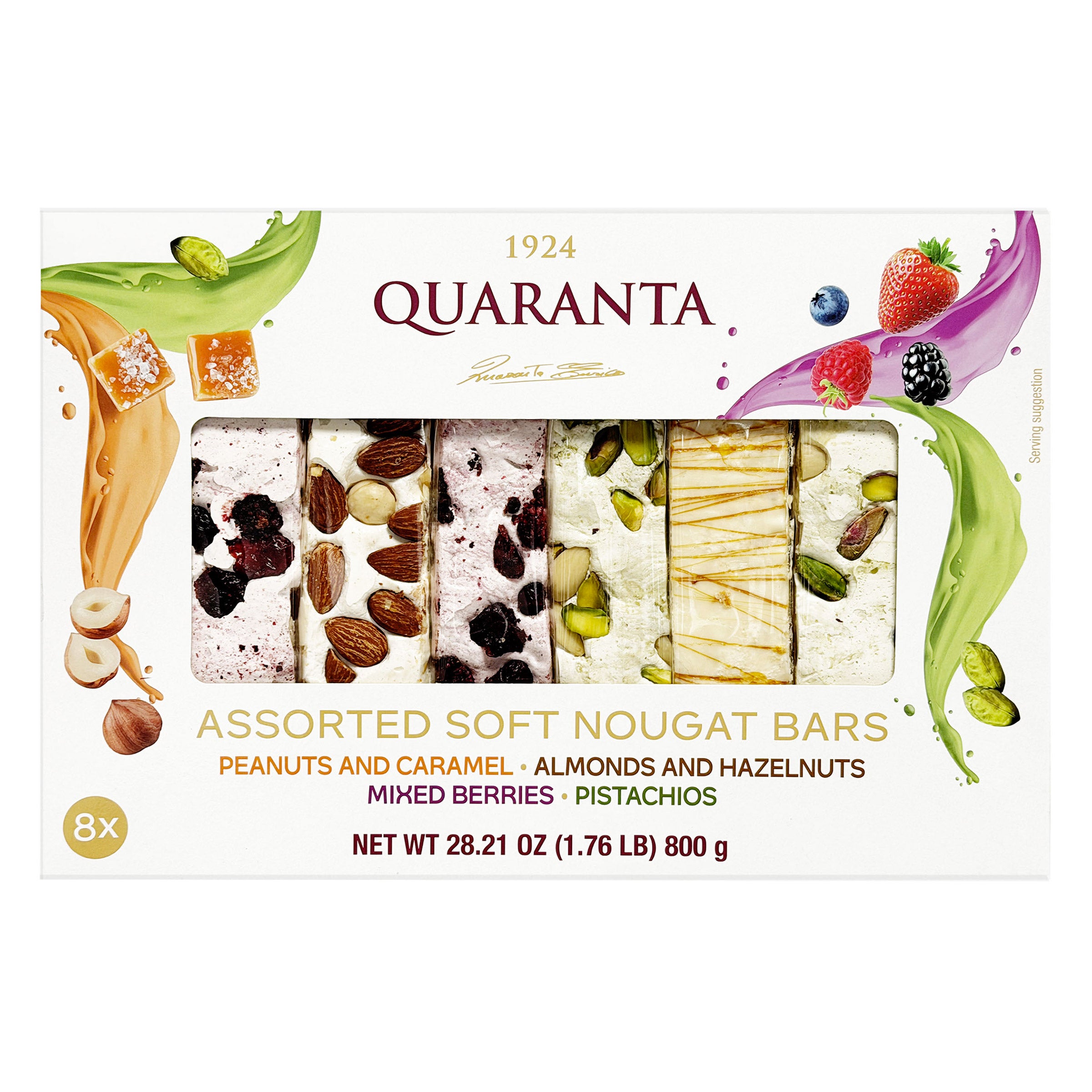 QUARANTA ASSORTED NOUGAT BARS 1.76 POUNDS - $15.79 at Costco