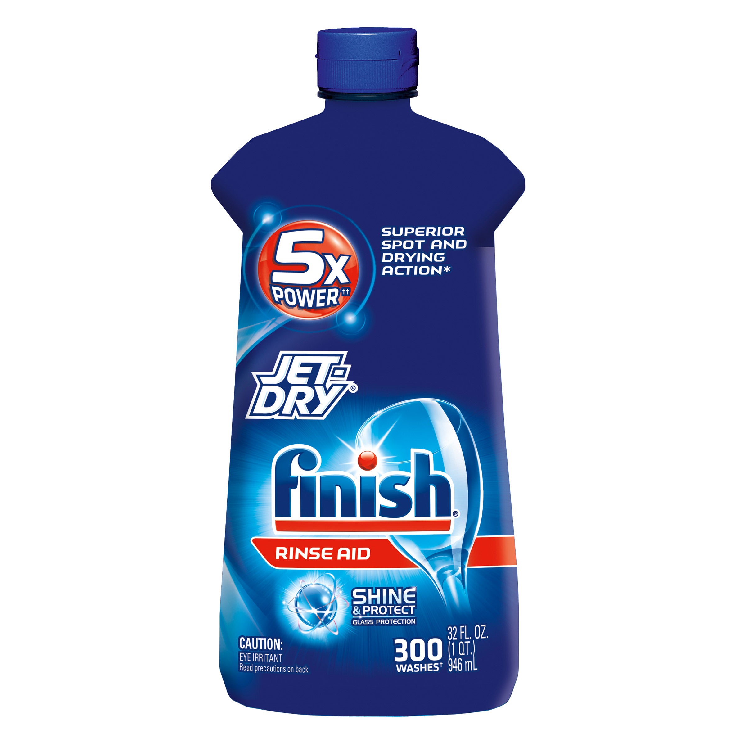 Finish Jet-Dry Plus Dishwasher Rinse Aid, 32 fl oz (#1064186) - $9.99