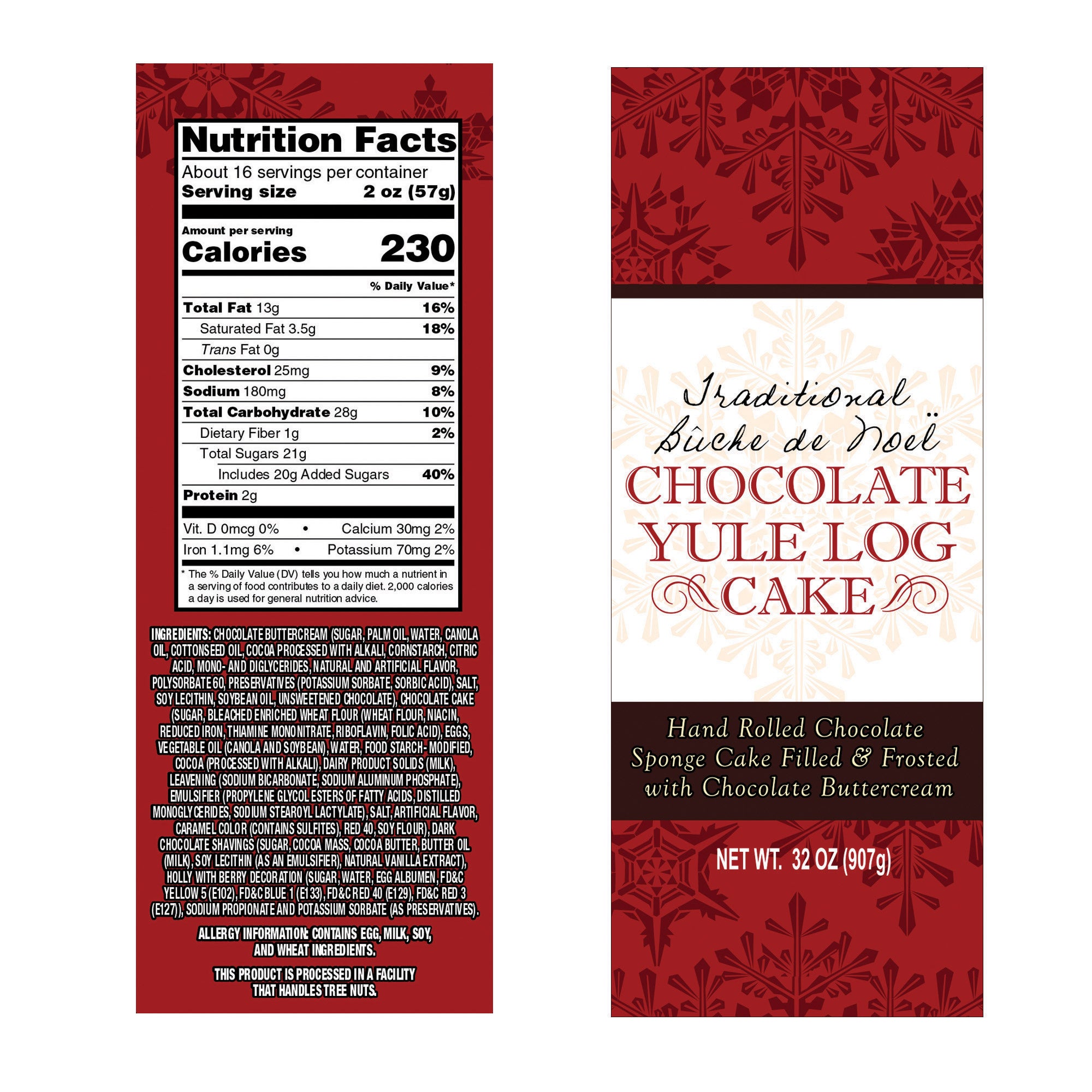Posh Pantry Chocolate Yule Log Cake 32 oz - $3.97 at Costco