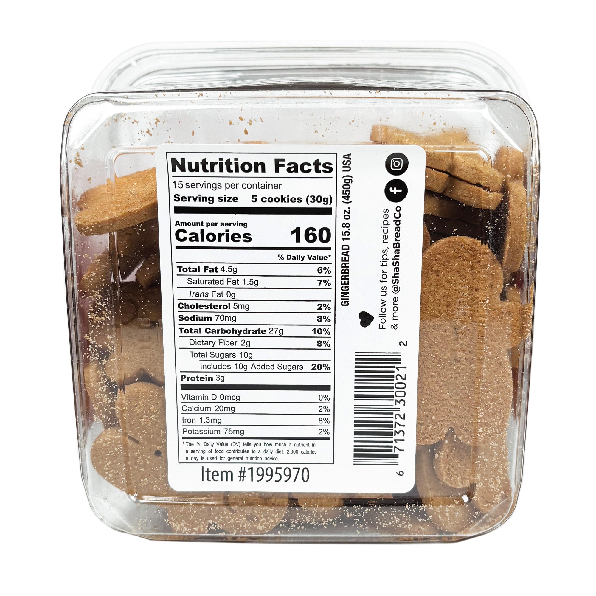 ShaSha Gingerbread Cookies 31.8 oz - $9.99 at Costco
