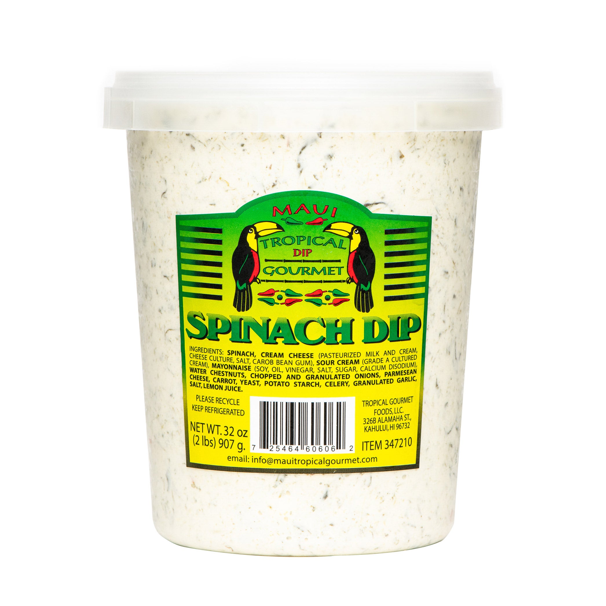 TROPICAL GOURMET SPINACH DIP NET WT 32OZ - $9.49 at Costco