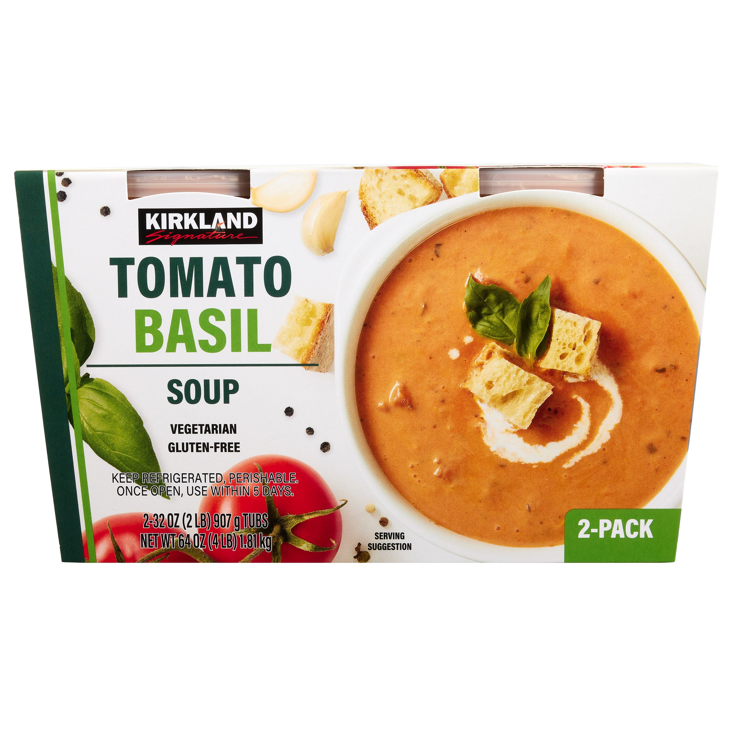 Kirkland Signature Tomato Basil Soup 2/32 oz (#1947937) - $9.99