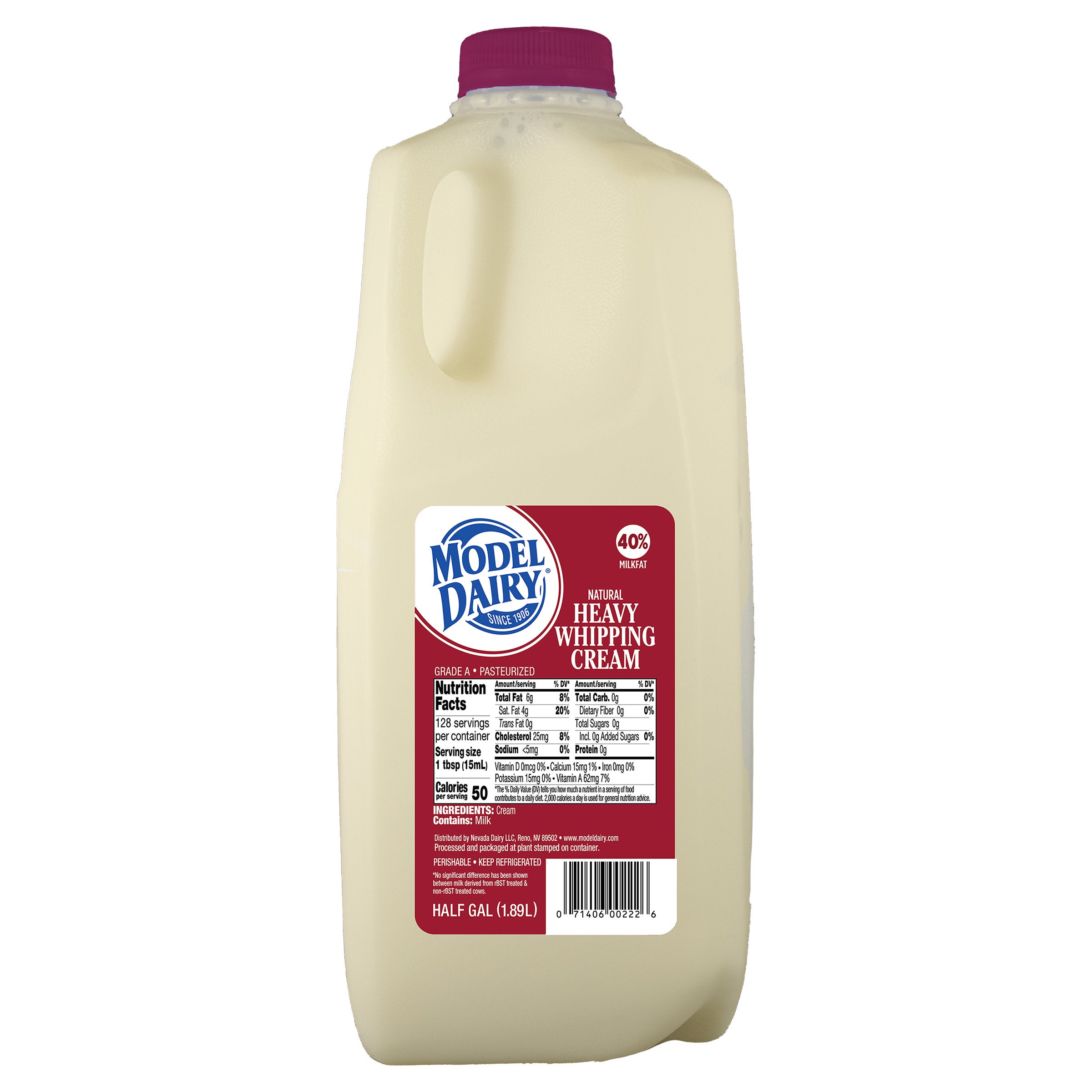 MODEL DAIRY HEAVY WHIPPING CREAM 64 OUNCES - $8.69 at Costco
