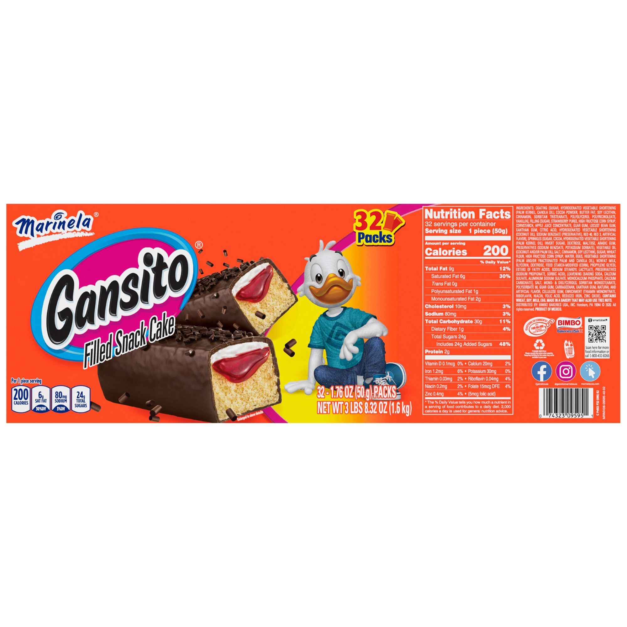 MARINELA GANSITO 32 COUNT PACKAGE - $10.99 at Costco