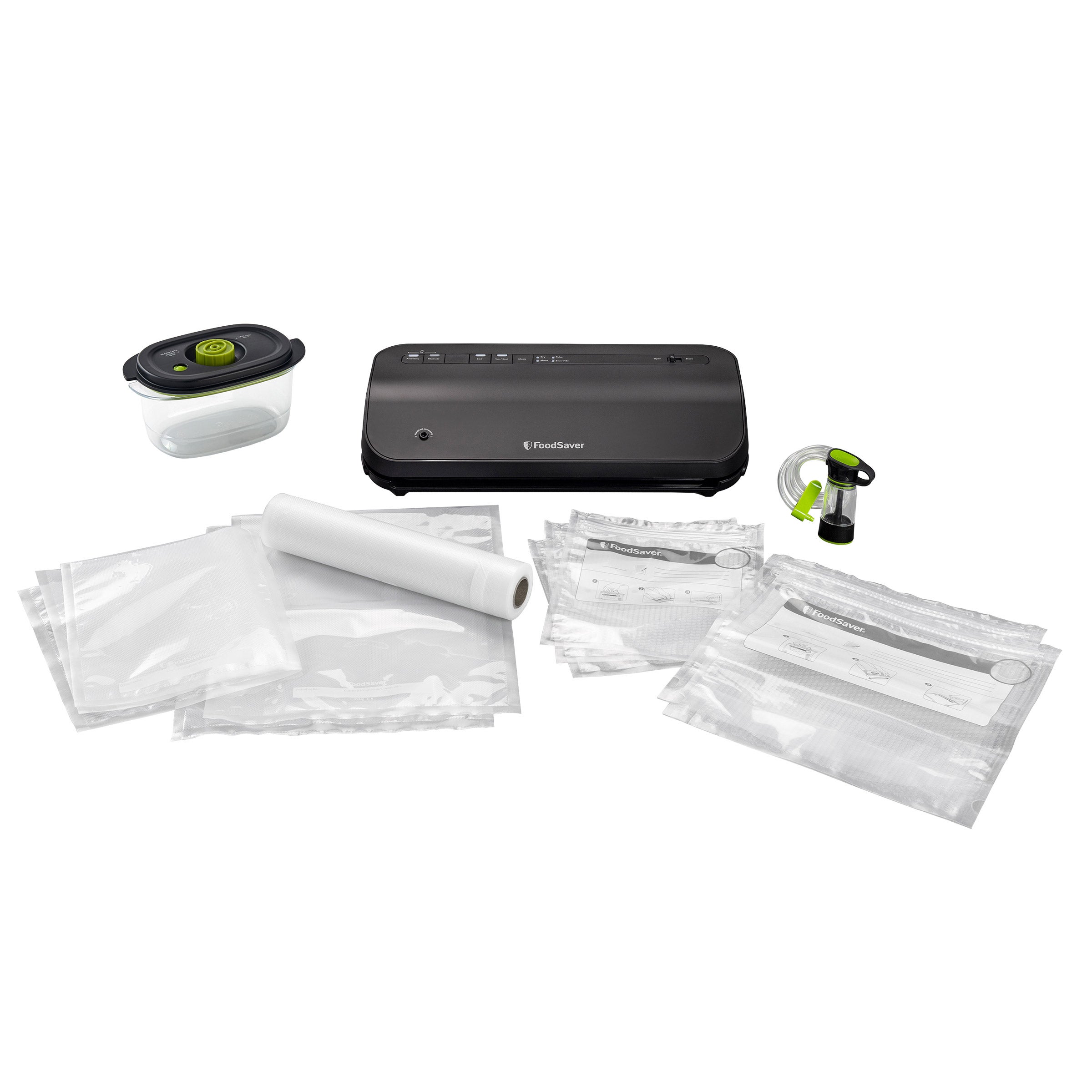 FoodSaver VS2295 Vacuum Sealer Machine with Bags & Container (#5248298 ...