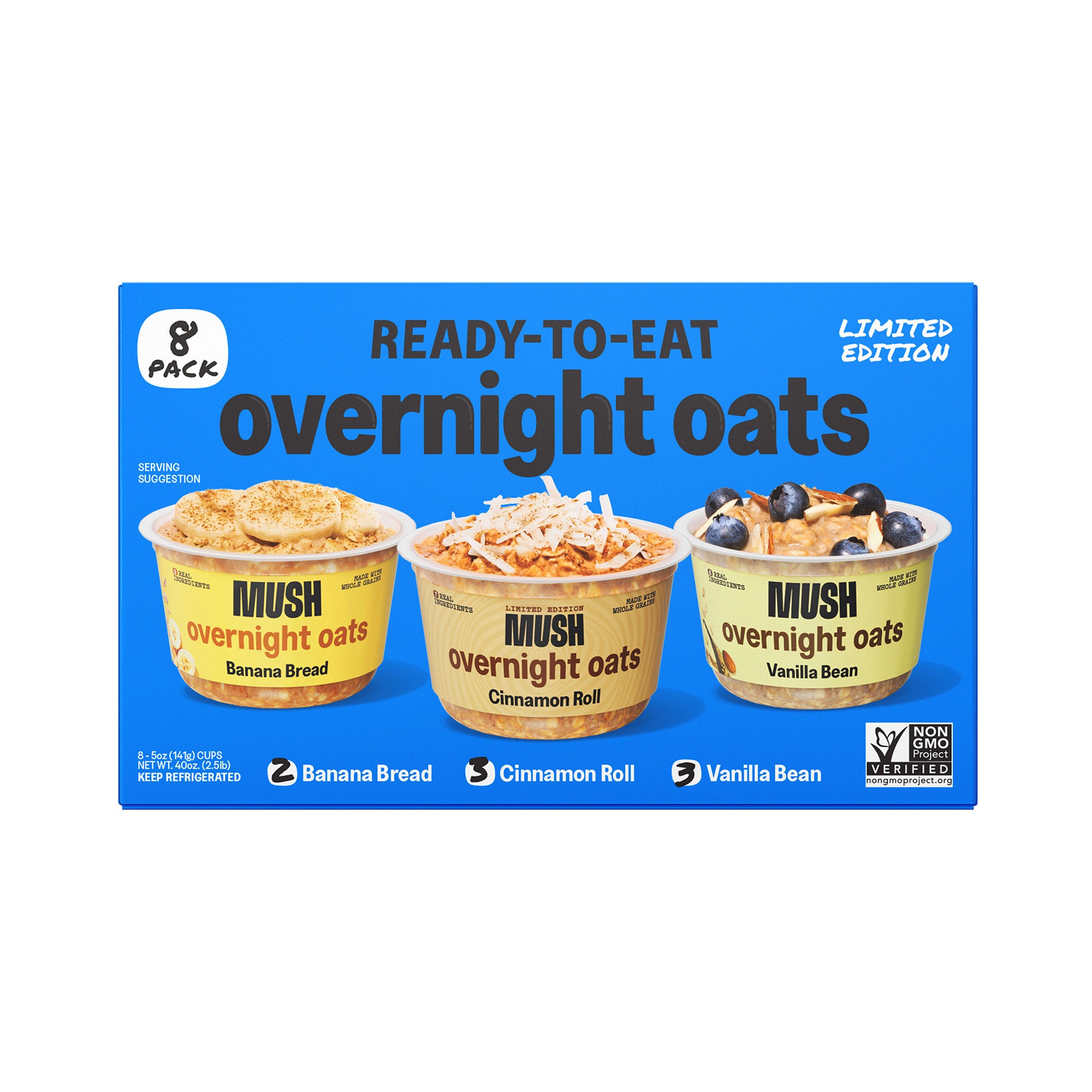MUSH Overnight Oats Variety Pack, 8 ct / 5 oz (#1858916) - $5.97 (down ...