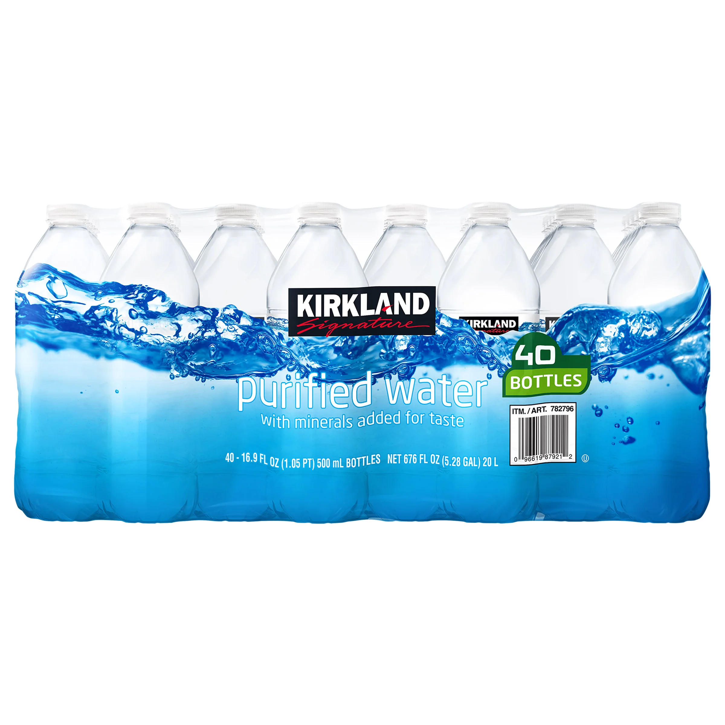 Kirkland Signature Drinking Water 40/16.9 Ounce Bottles (#782796) - $3. ...