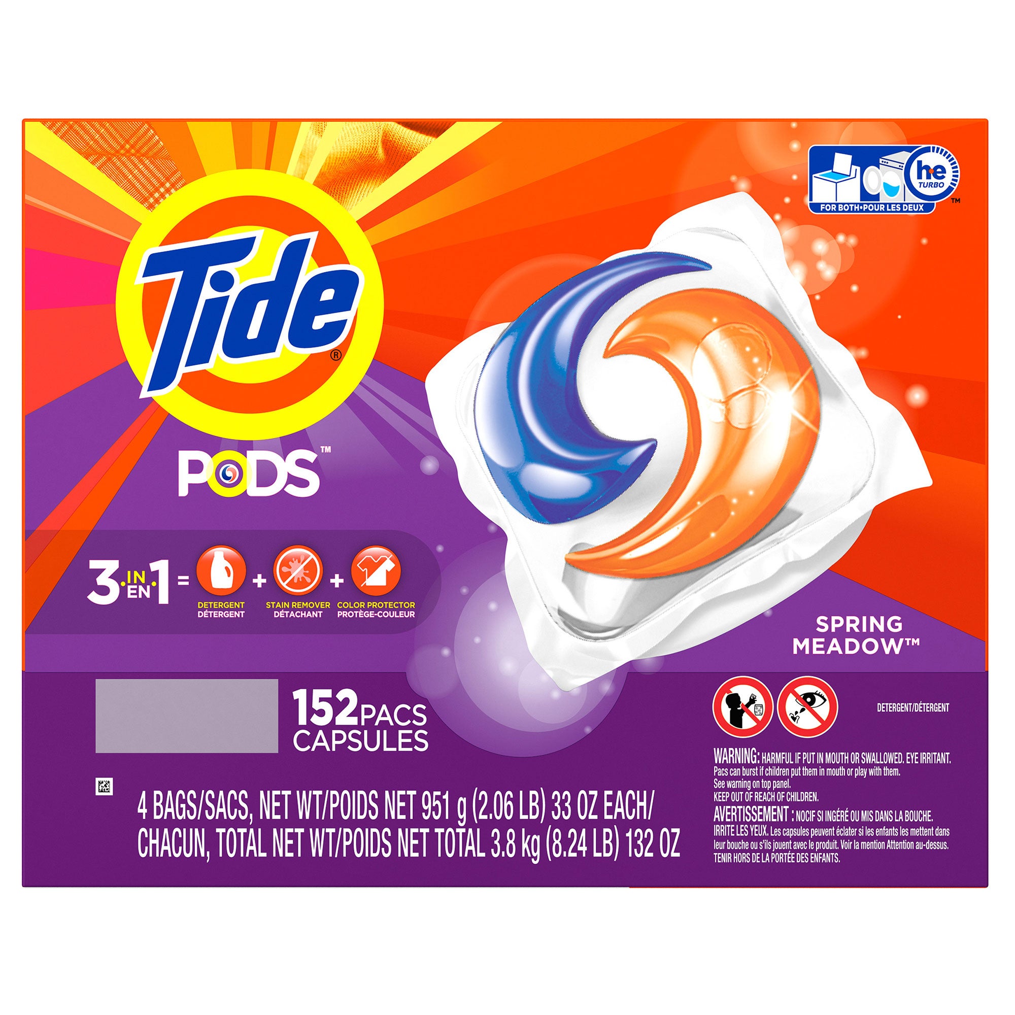 TIDE PODS SPRING MEADOW SCENT 152 COUNT - $29.99 at Costco