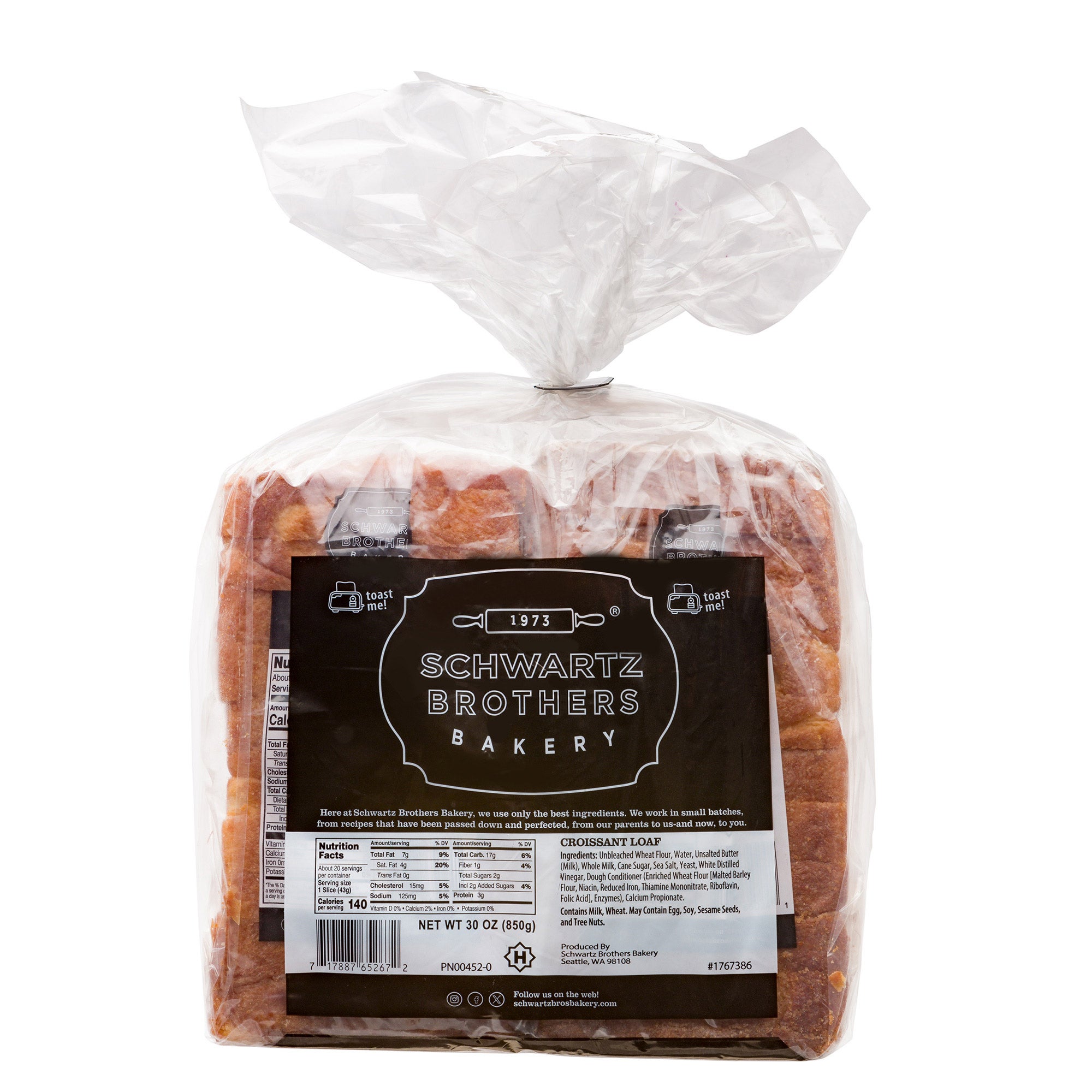 Schwartz Brothers Croissant Loaves 2 / 15 oz - $4.97 at Costco