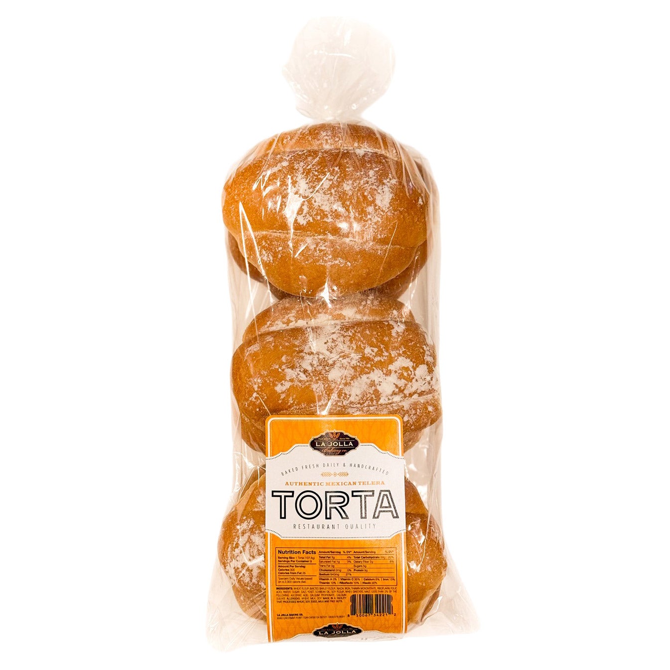 La Jolla Baking Co. Mexican Tortas, 9 ct / 34.2 oz (#2048560) - $5.89
