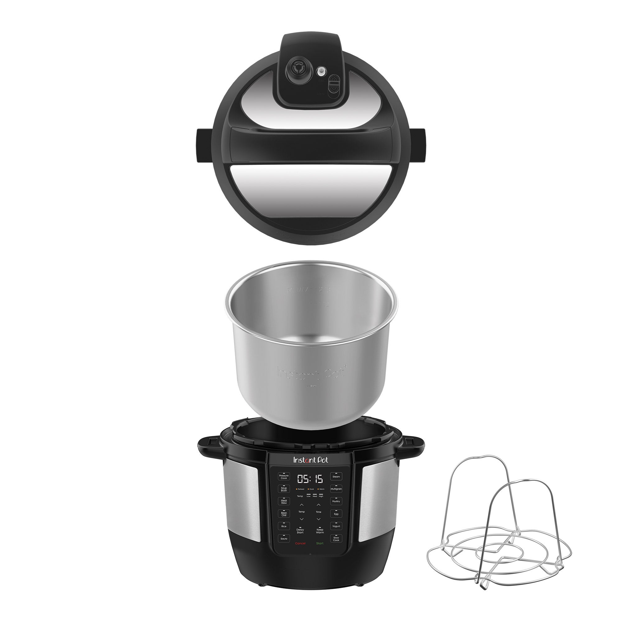 Instant Pot 6 QT RIO Gourmet Electric Pressure Cooker Stainless Steel ...